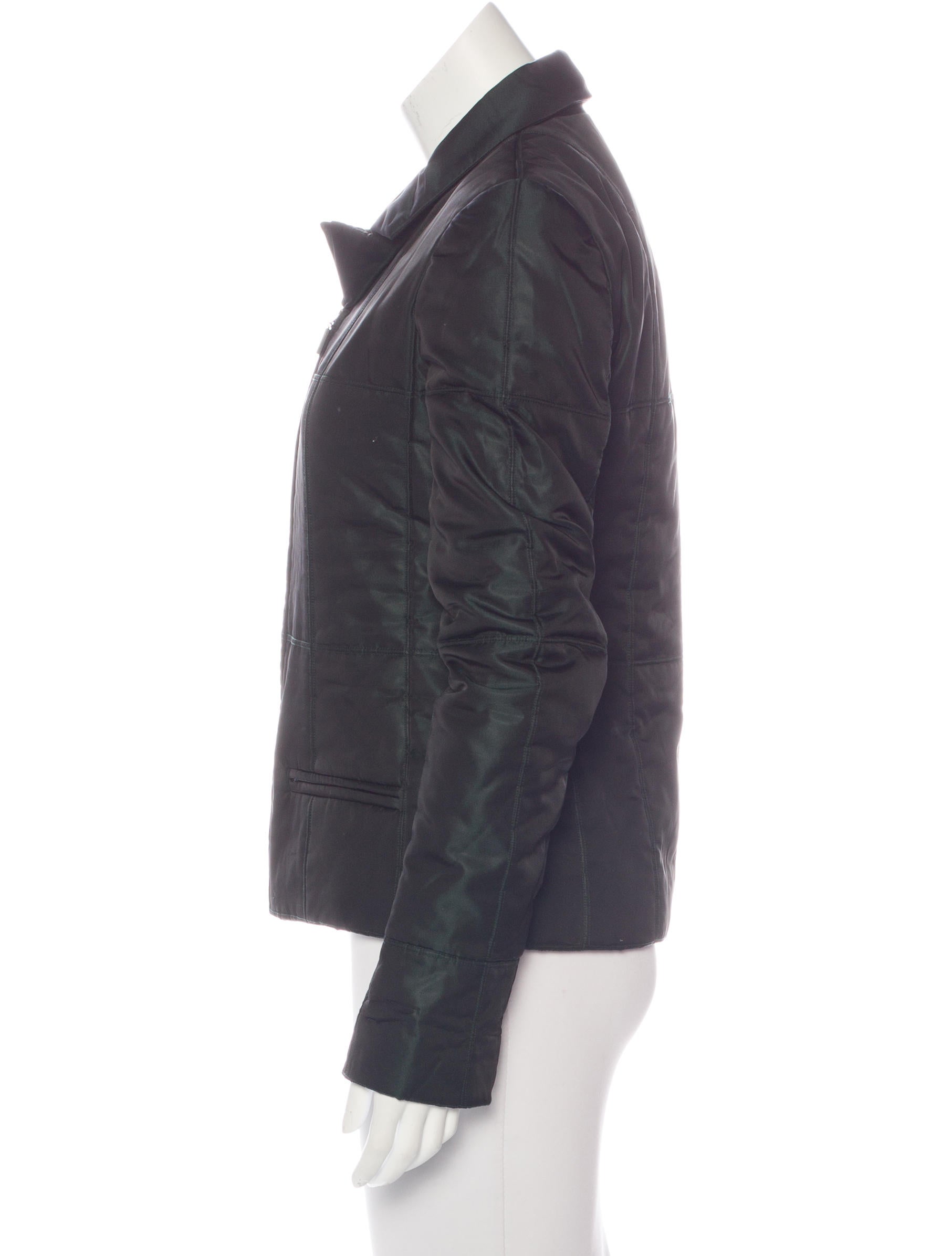 Chanel Metallic Puffer Jacket - Green Jackets, Clothing - CHA180164 ...