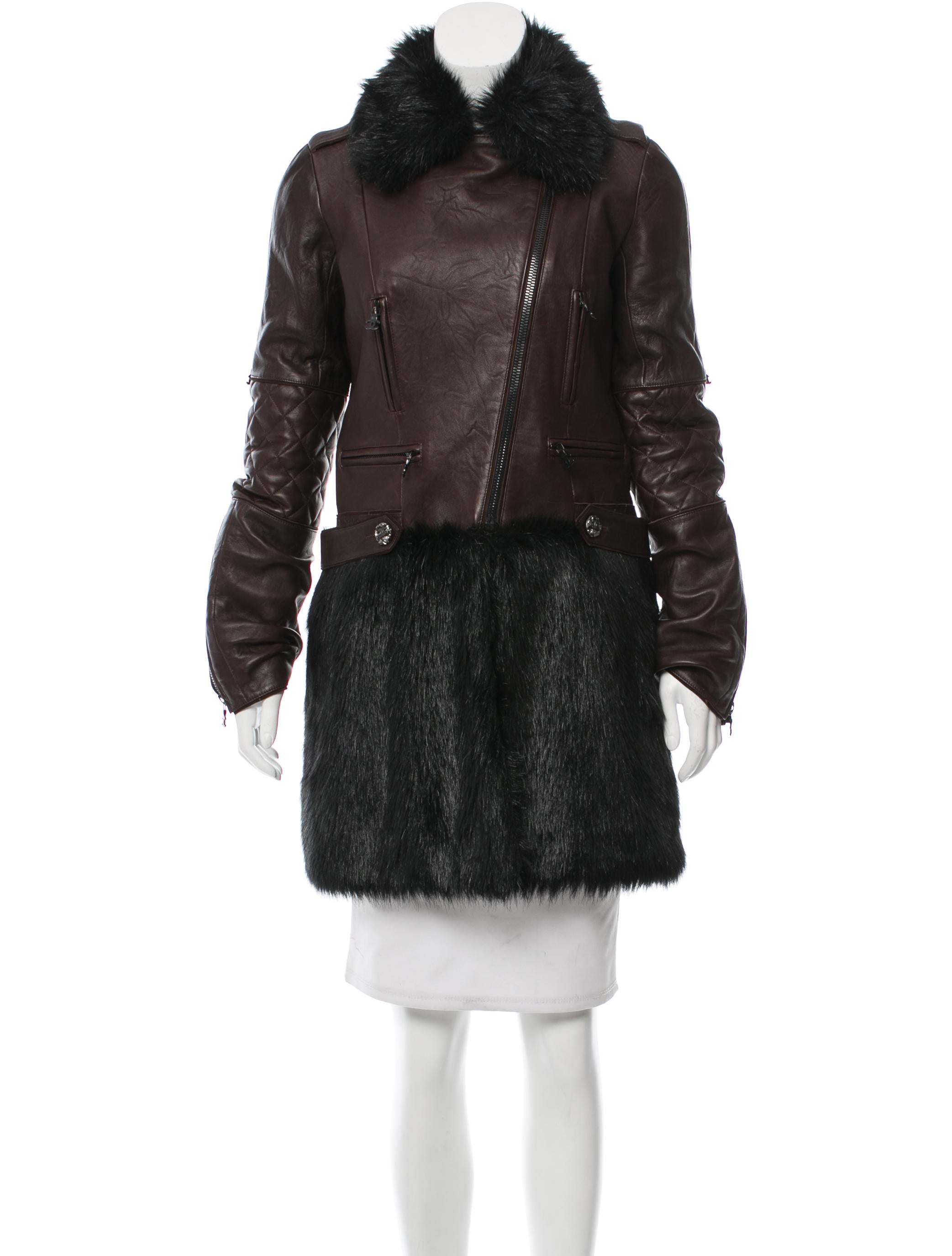Chanel Fantasy Fur Leather Coat - Clothing - CHA180857 | The RealReal