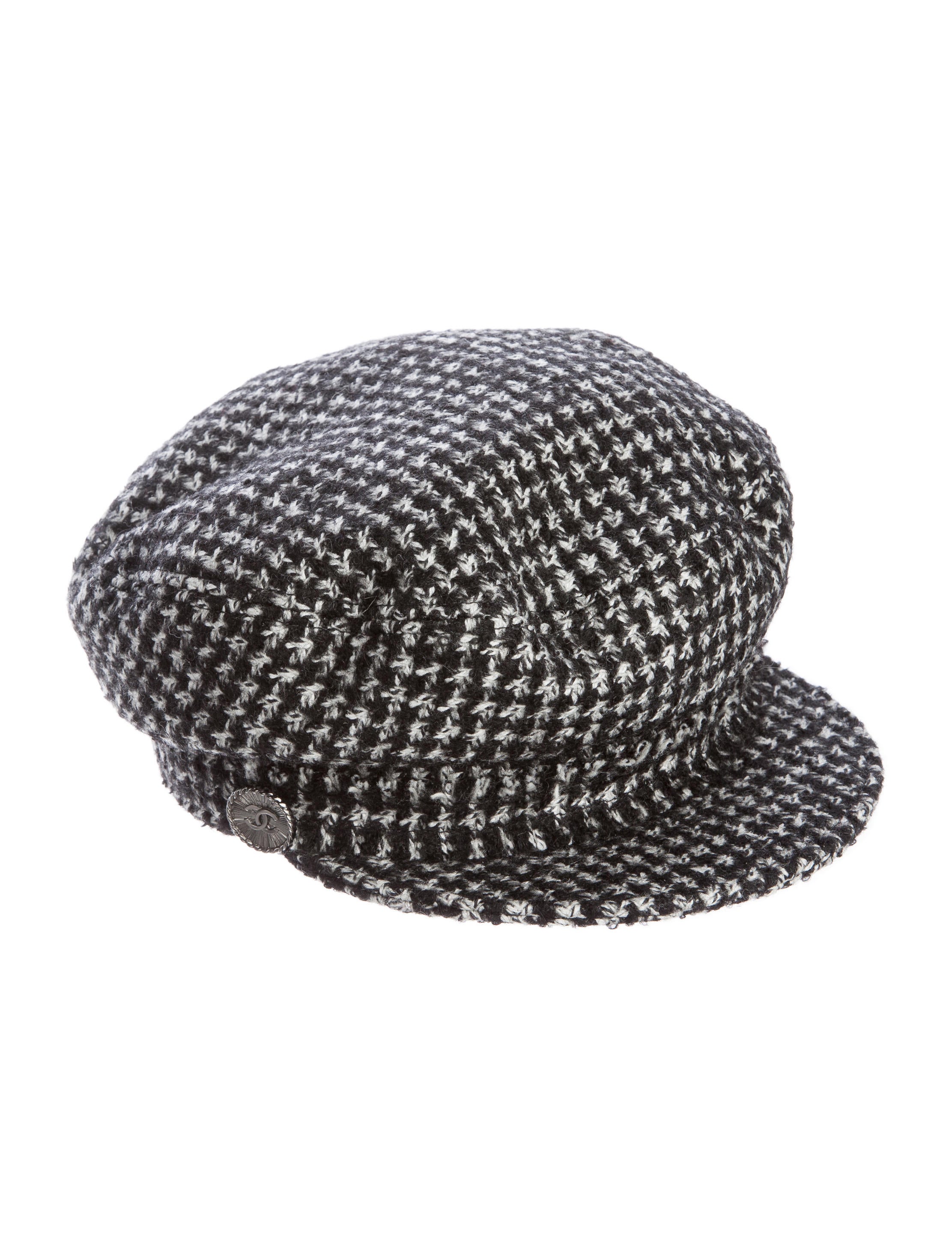 Chanel Tweed Newsboy Cap - Accessories - CHA187928 | The RealReal