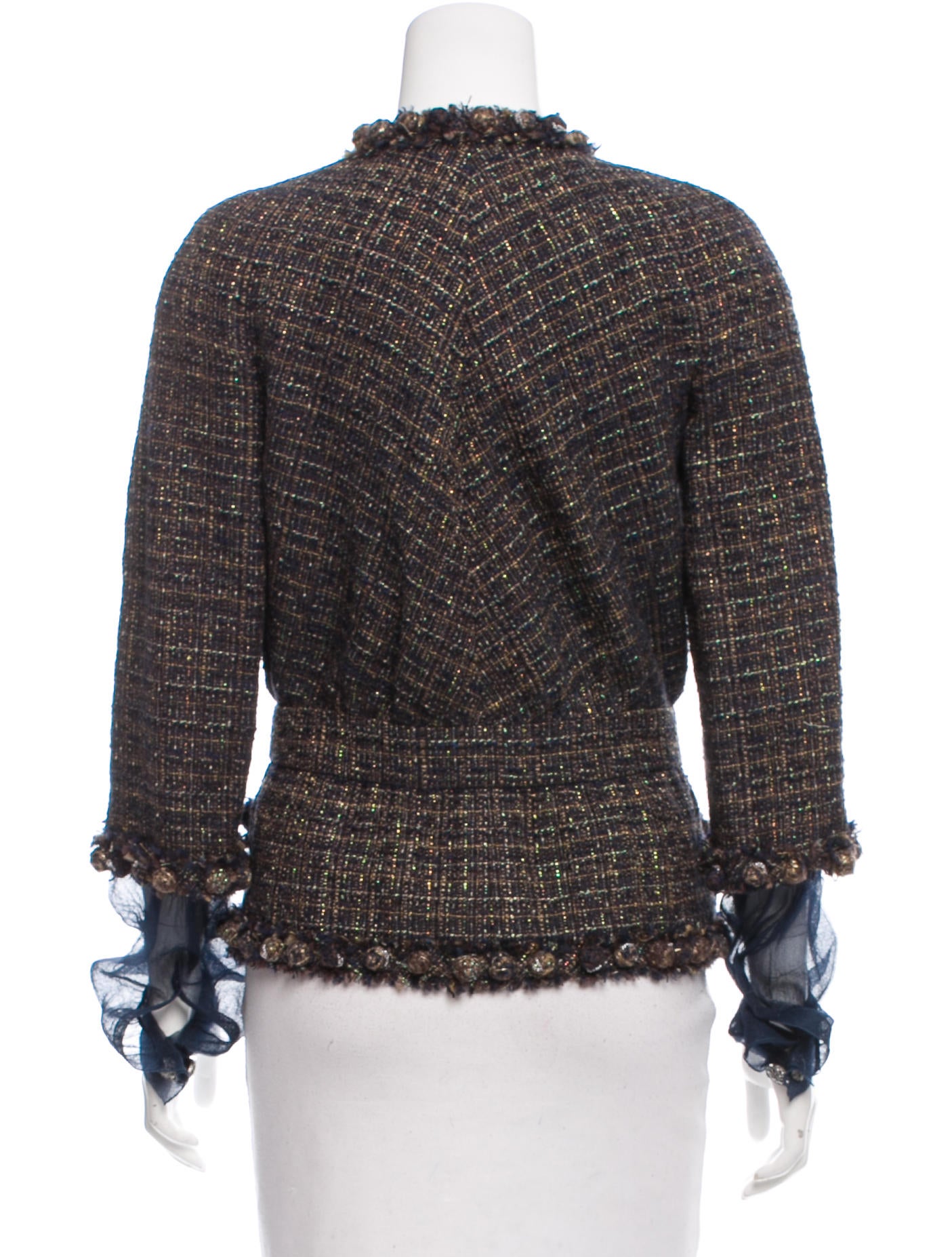 Chanel Metallic Bouclé Jacket - Clothing - CHA189390 | The RealReal