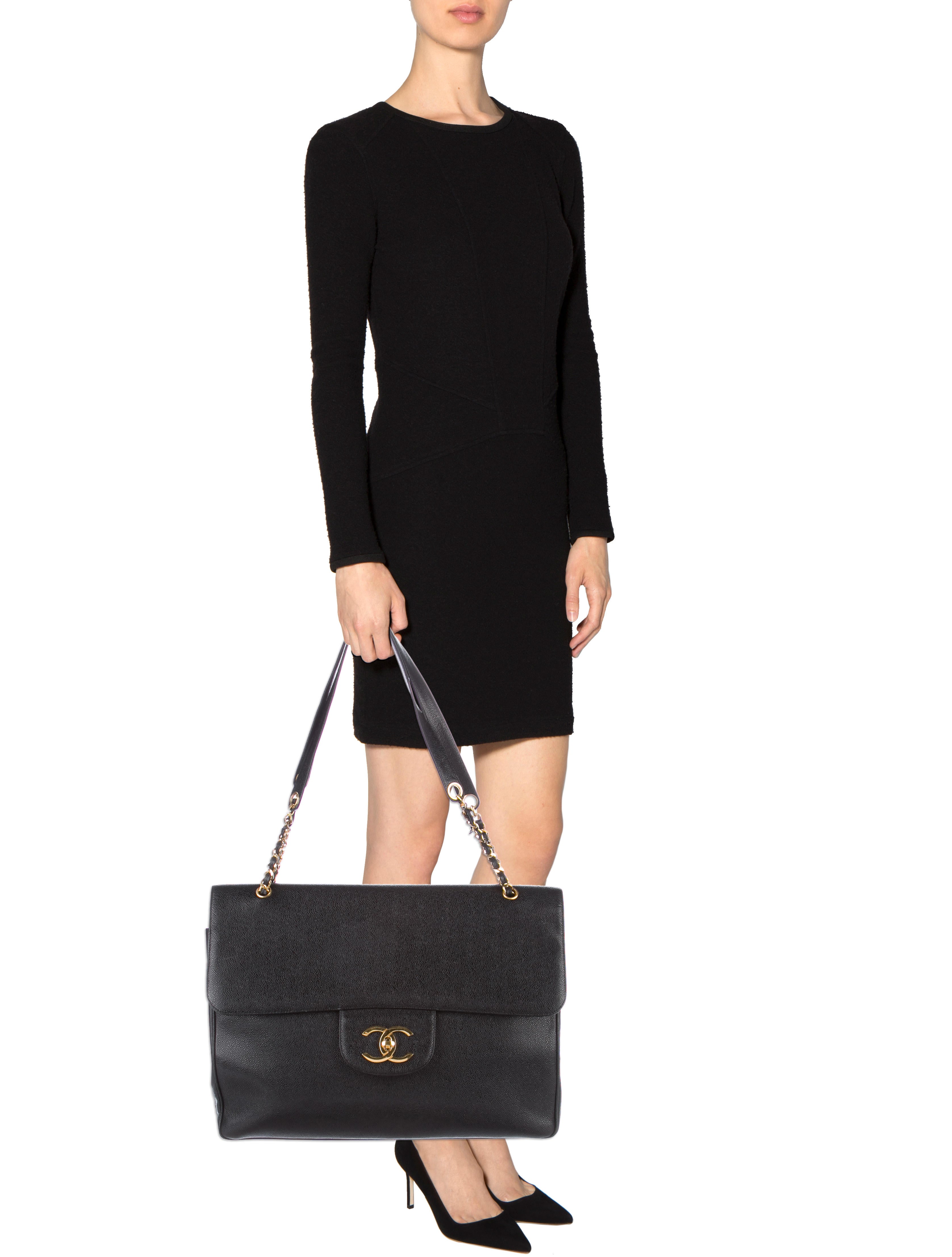 Chanel Caviar Supermodel XL Tote - Black Shoulder Bags, Handbags ...