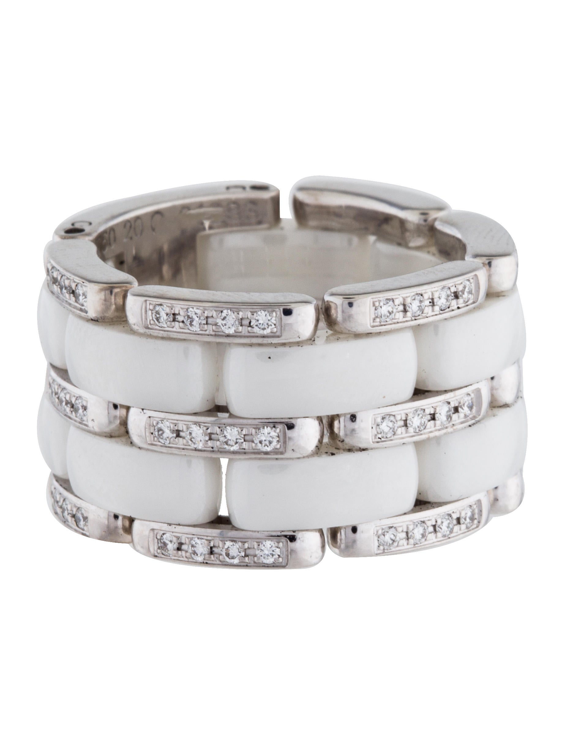 Chanel Ultra Ring - 18K White Gold Band, Rings - CHA192806 | The RealReal