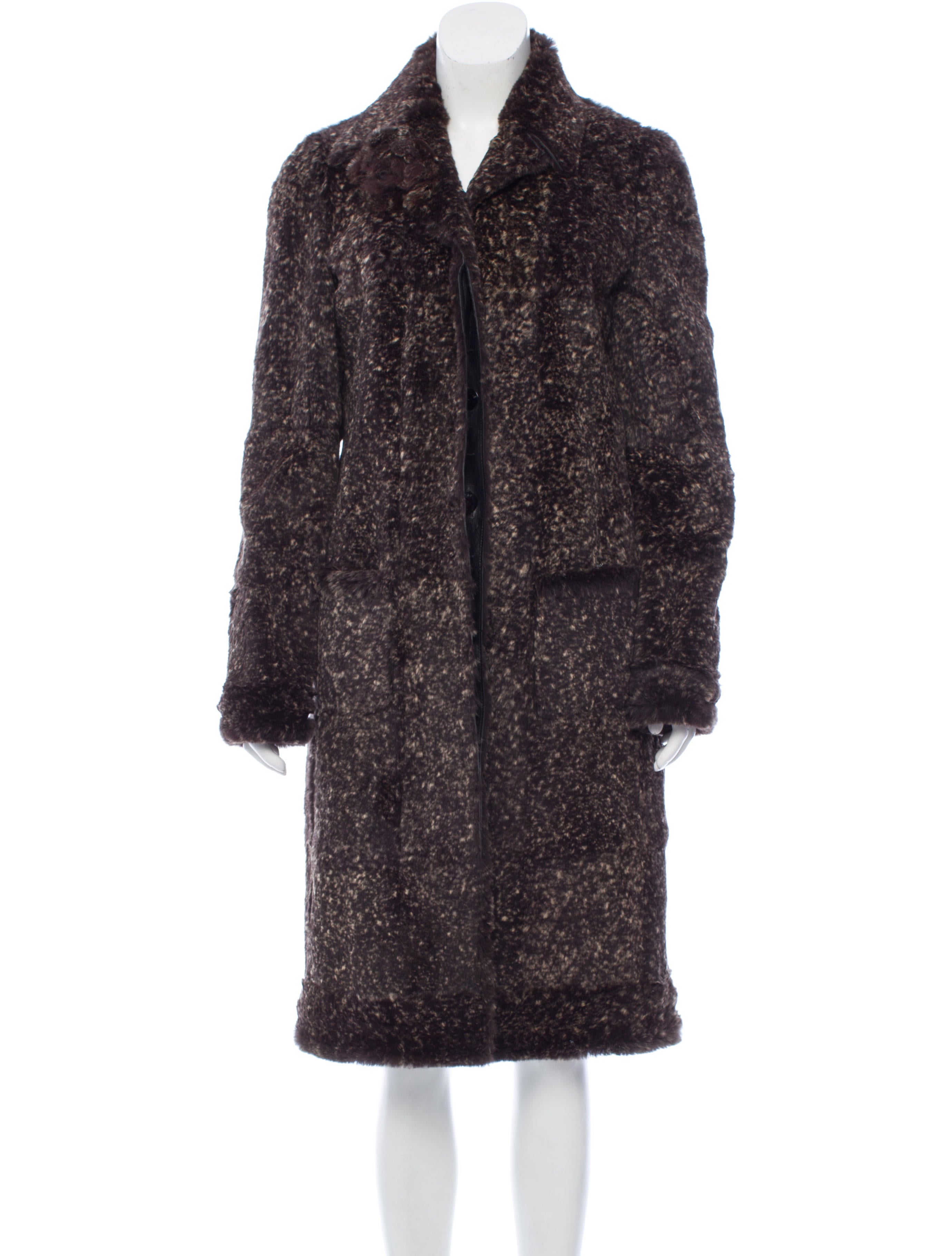 Chanel Fur Long Coat - Clothing - CHA195227 | The RealReal