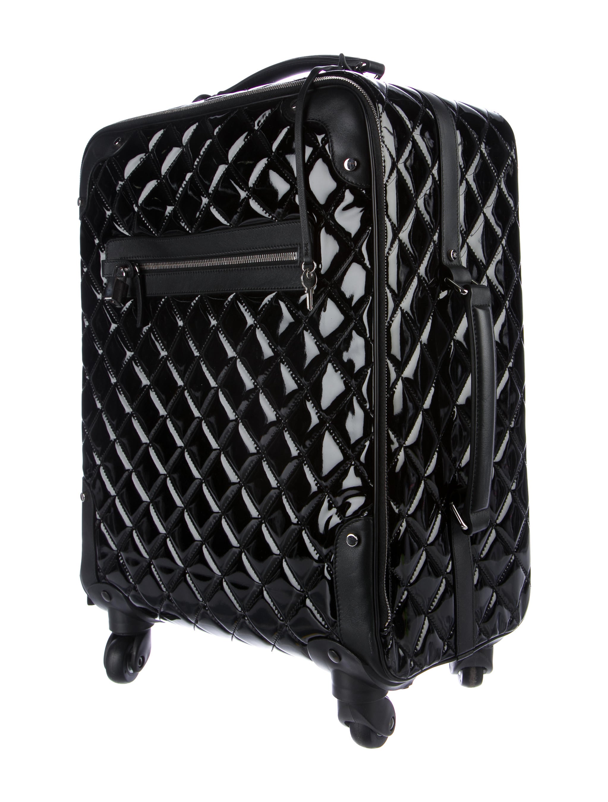 Chanel 2015 Quilted Vinyl Trolley - Black Suitcases, Luggage ...