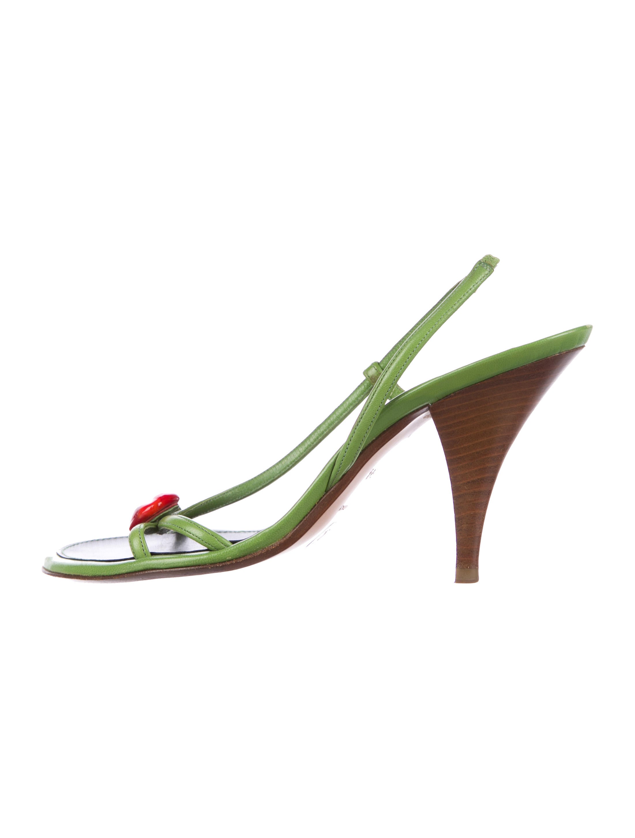 Chanel Ladybug Slingback Sandals - Shoes - CHA206836 | The RealReal