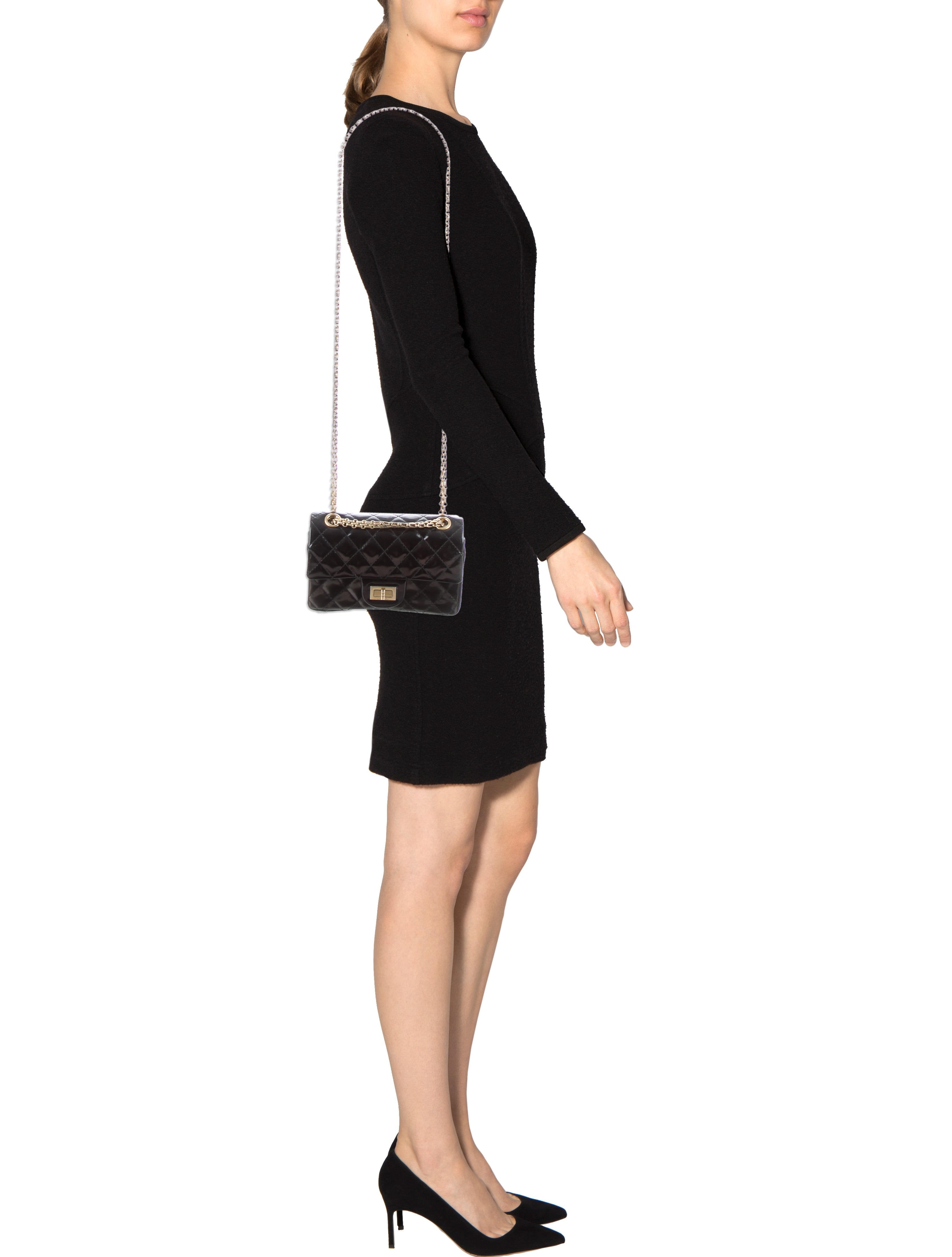 Chanel Chanel Reissue 24 Double Flap Bag - Black Shoulder Bags ...