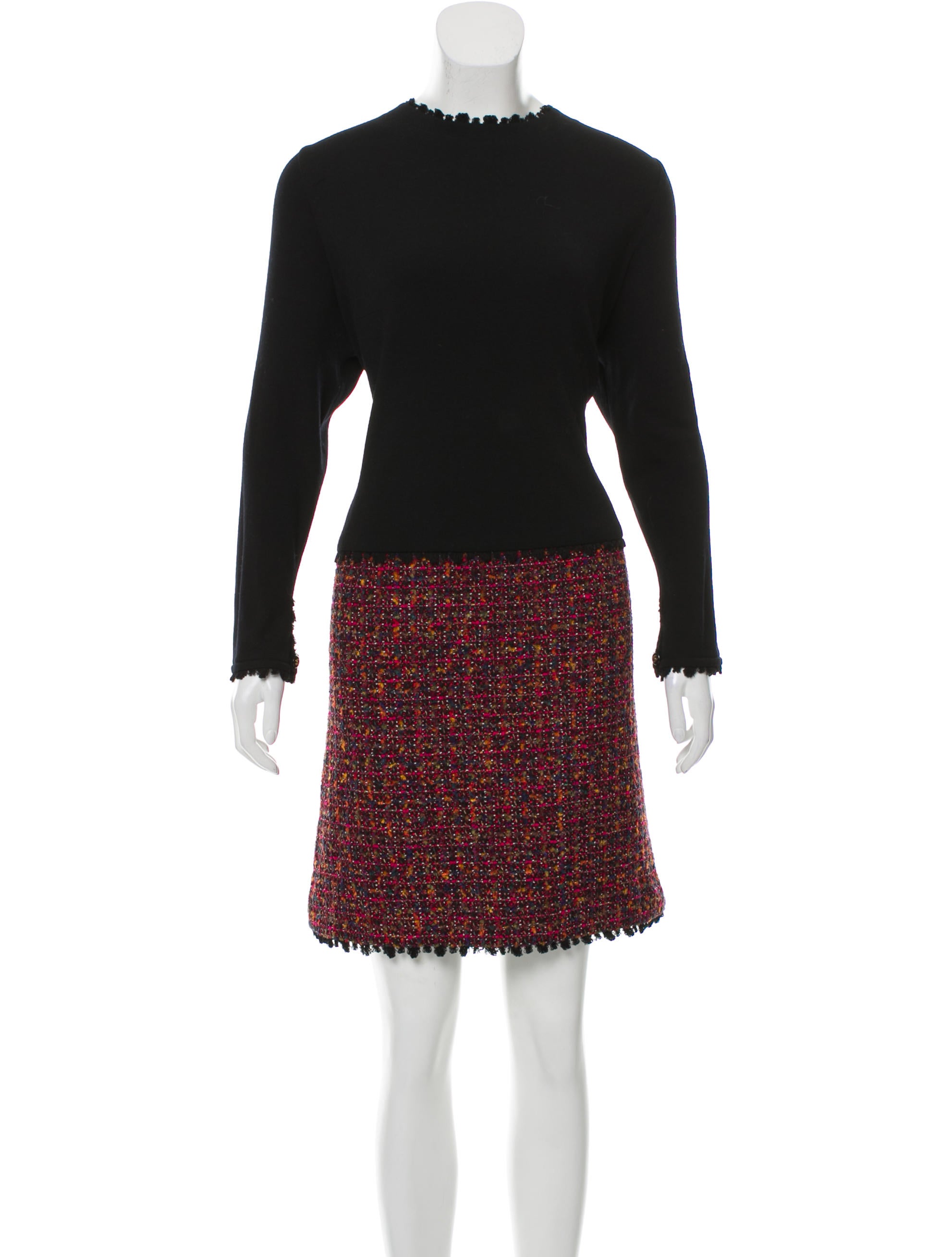 Chanel Vintage Tweed Dress Set - Clothing - CHA306756 | The RealReal