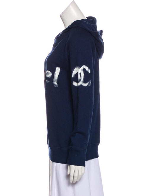 Chanel Logo Hooded Sweatshirt - Clothing - CHA307498 | The RealReal
