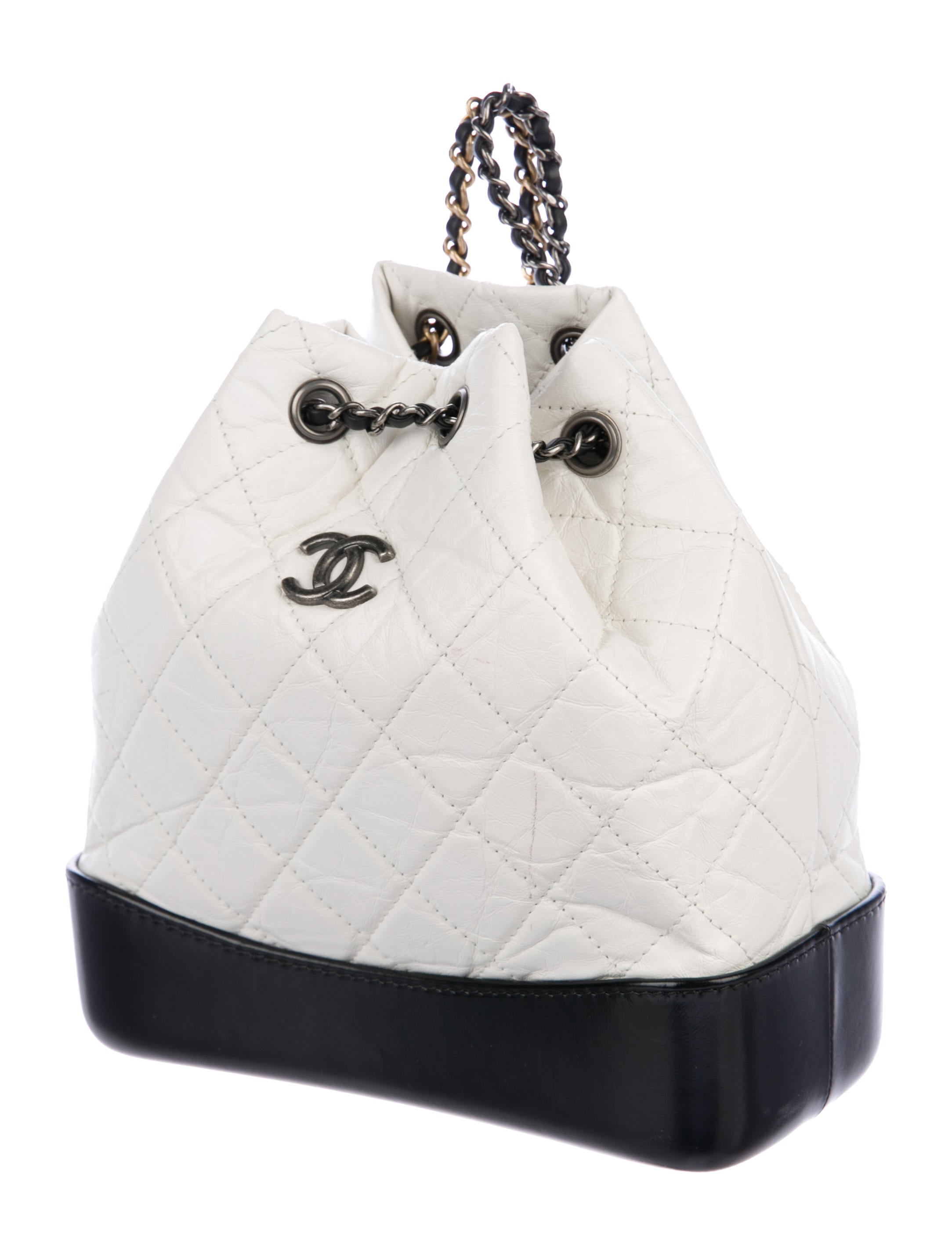 Chanel 2017 Small Gabrielle Backpack - White Backpacks, Handbags ...