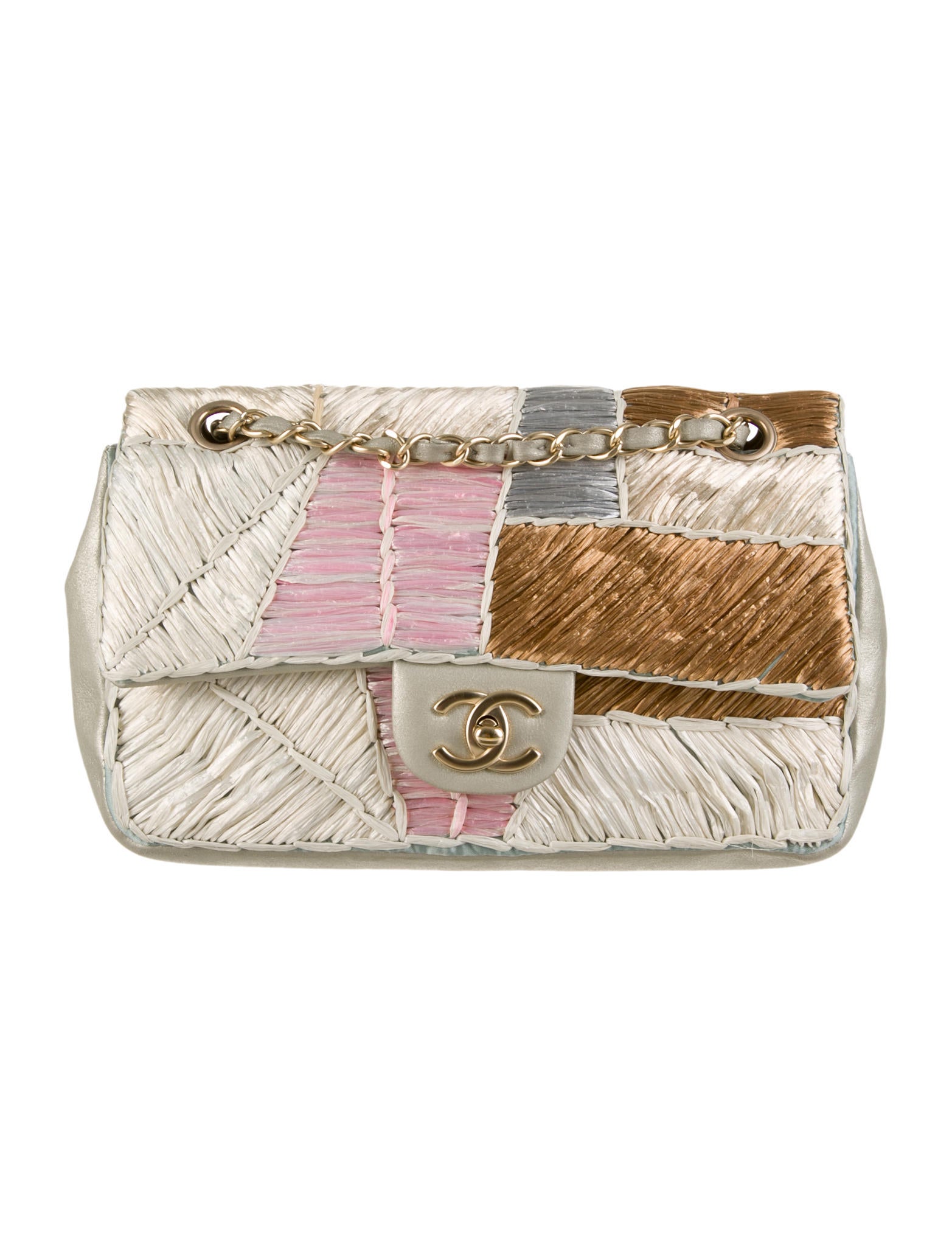 Chanel Raffia Flap Shoulder Bag - Handbags - CHA42210 | The RealReal