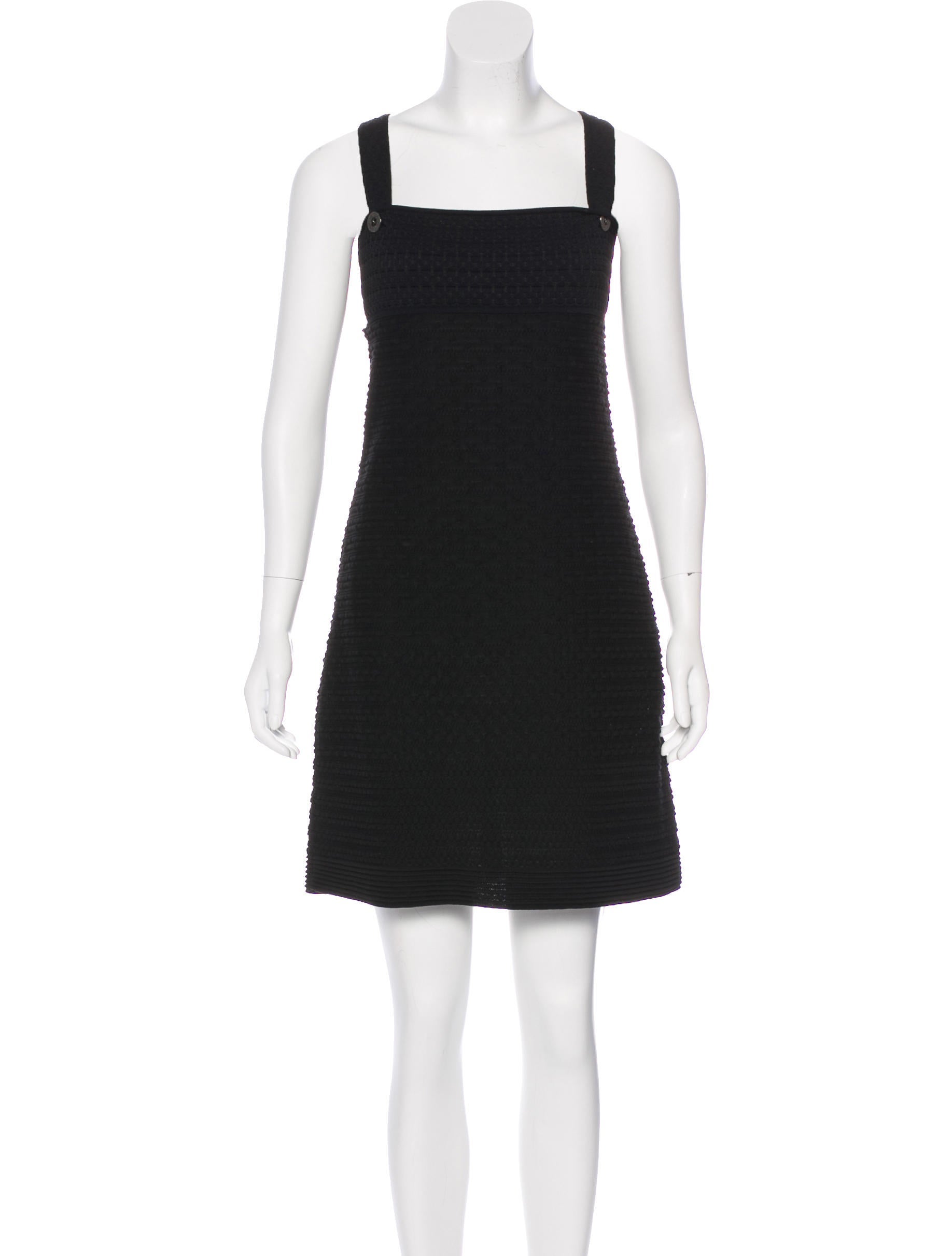 Chanel Textured Shift Dress - Black Dresses, Clothing - CHA424211 | The ...