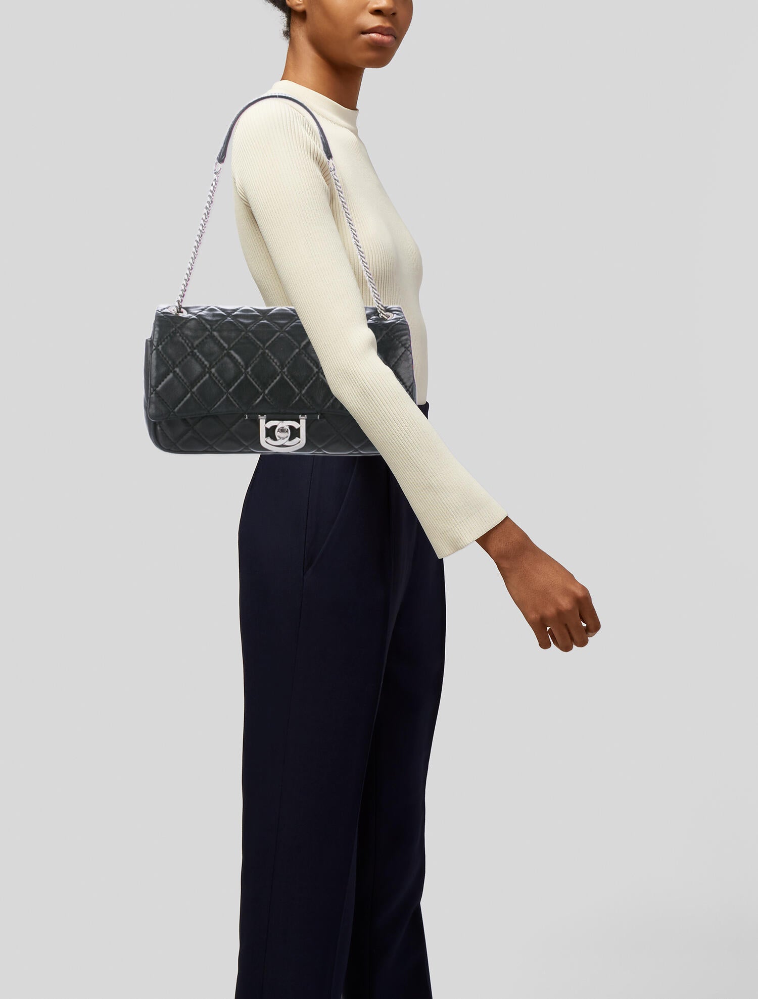 Chanel Icons Flap Bag - Black Shoulder Bags, Handbags - CHA558130 | The ...