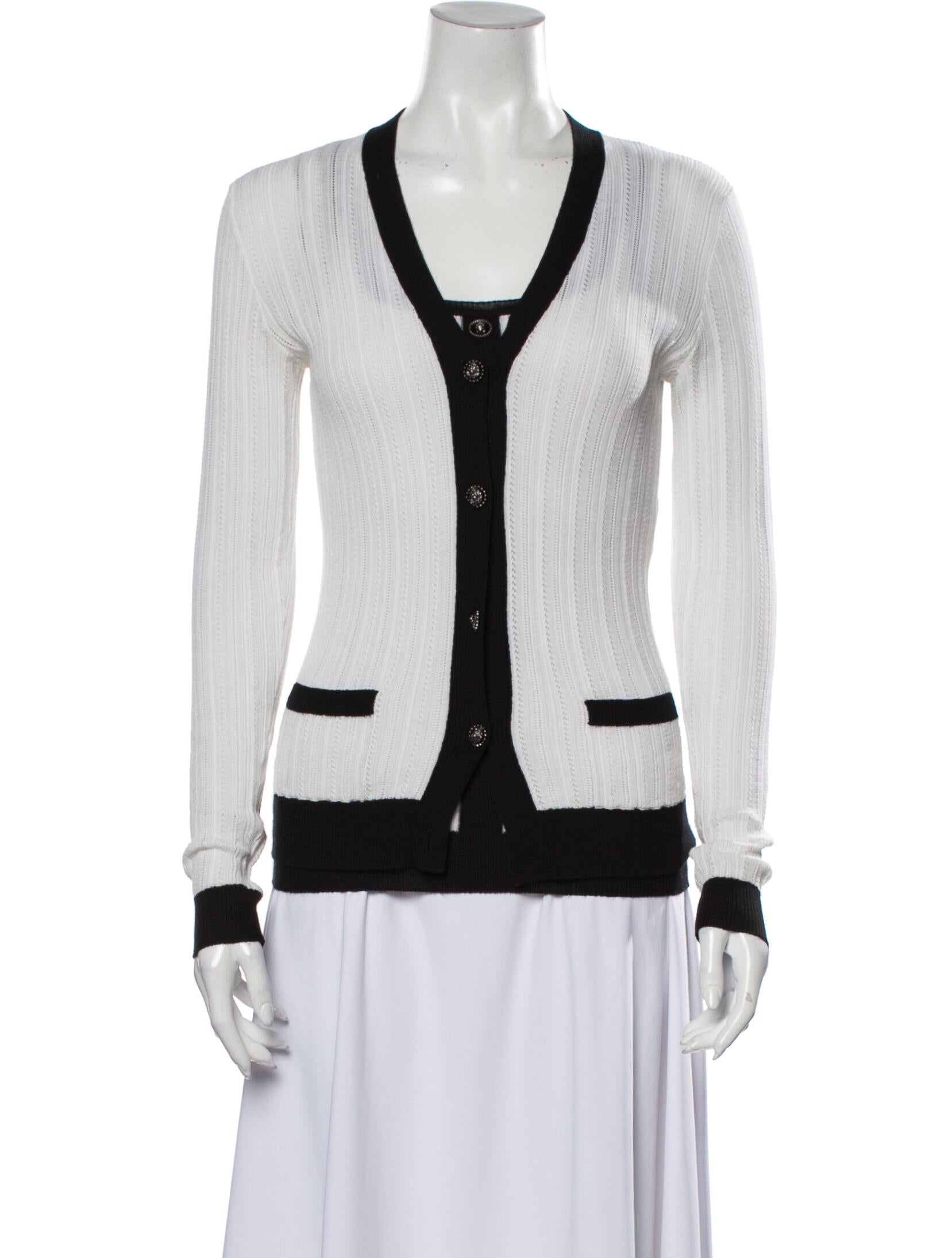 Chanel 2010 Set Sweater - White Knitwear, Clothing - CHA578178 | The ...