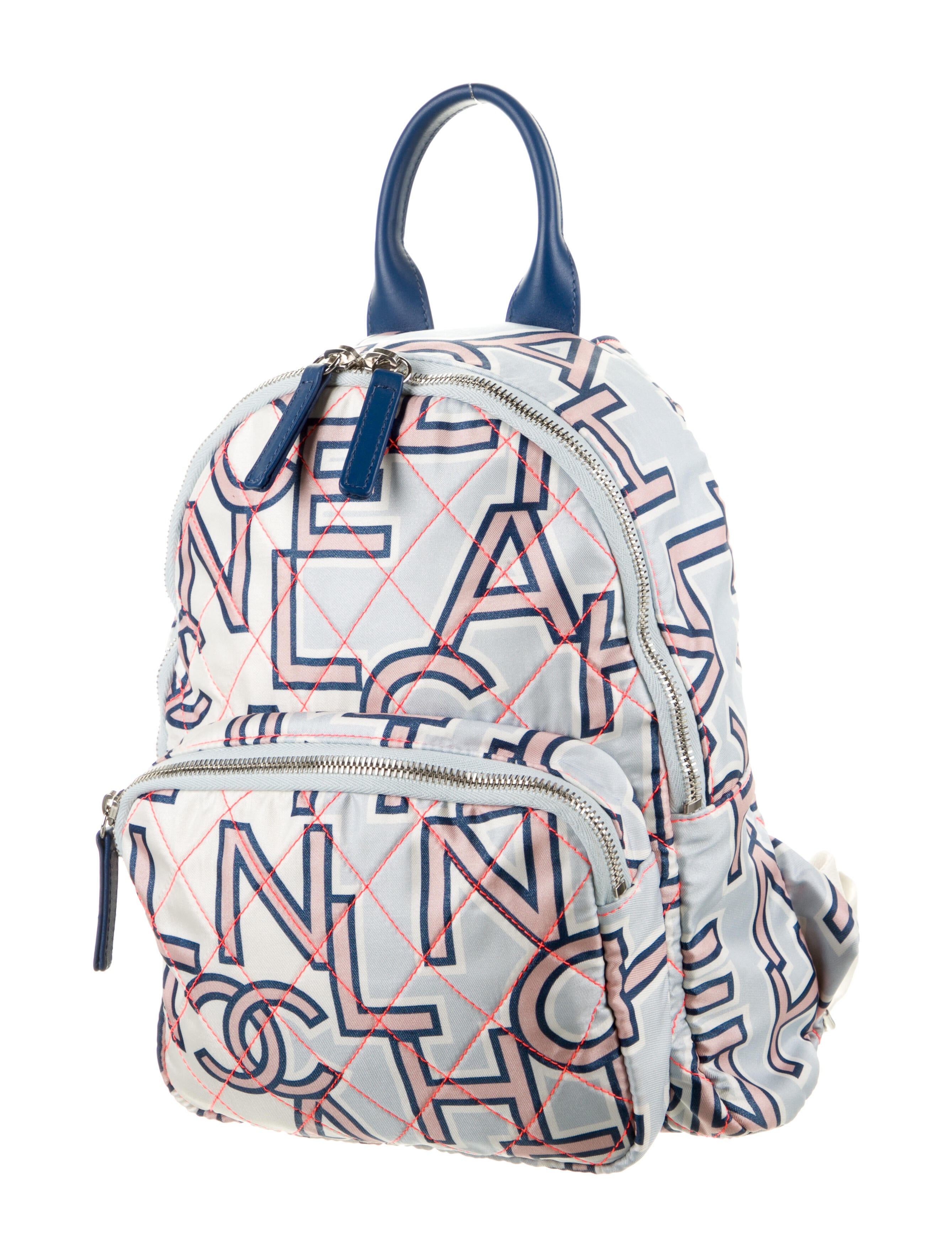 Chanel 2019 Nylon Logo Backpack - Backpacks, Handbags - CHA616689 | The ...