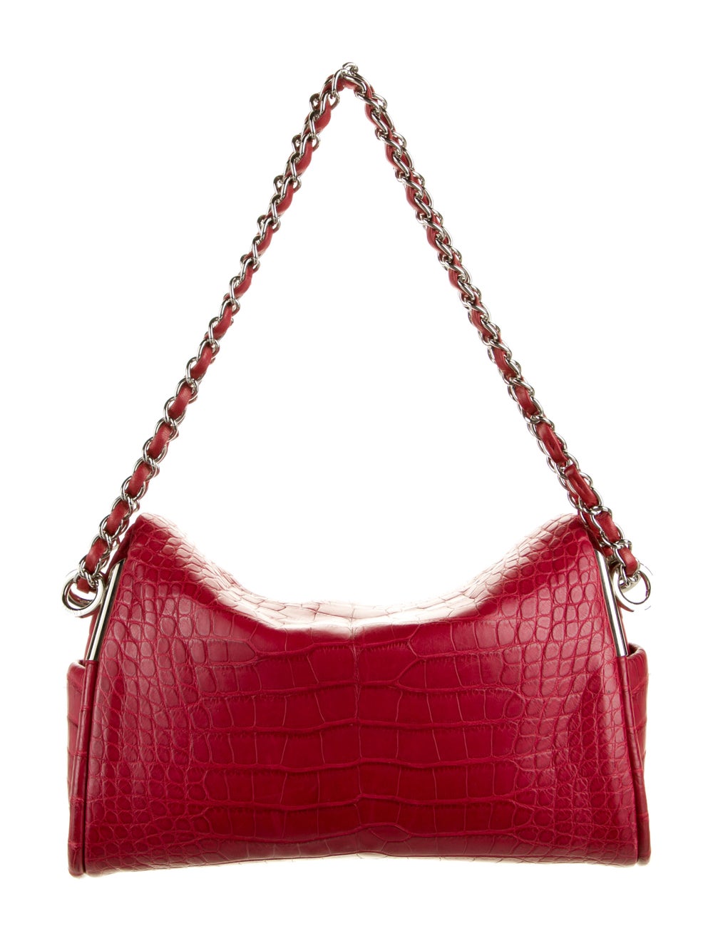 Chanel Small Alligator Ultimate Soft Hobo - Red Hobos, Handbags ...