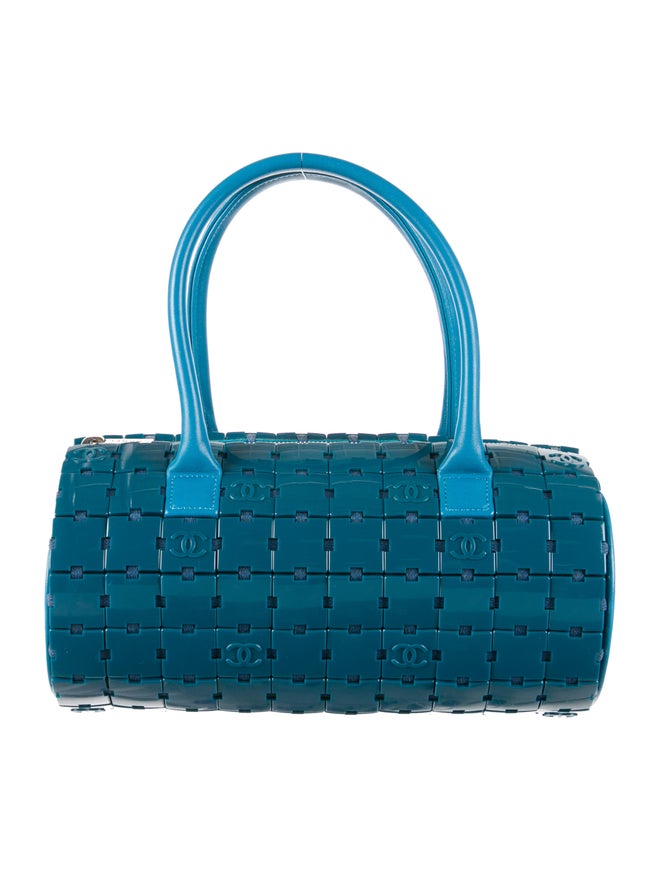 Chanel Plexi Barrel Bag - Blue Handle Bags, Handbags - CHA67170 | The ...
