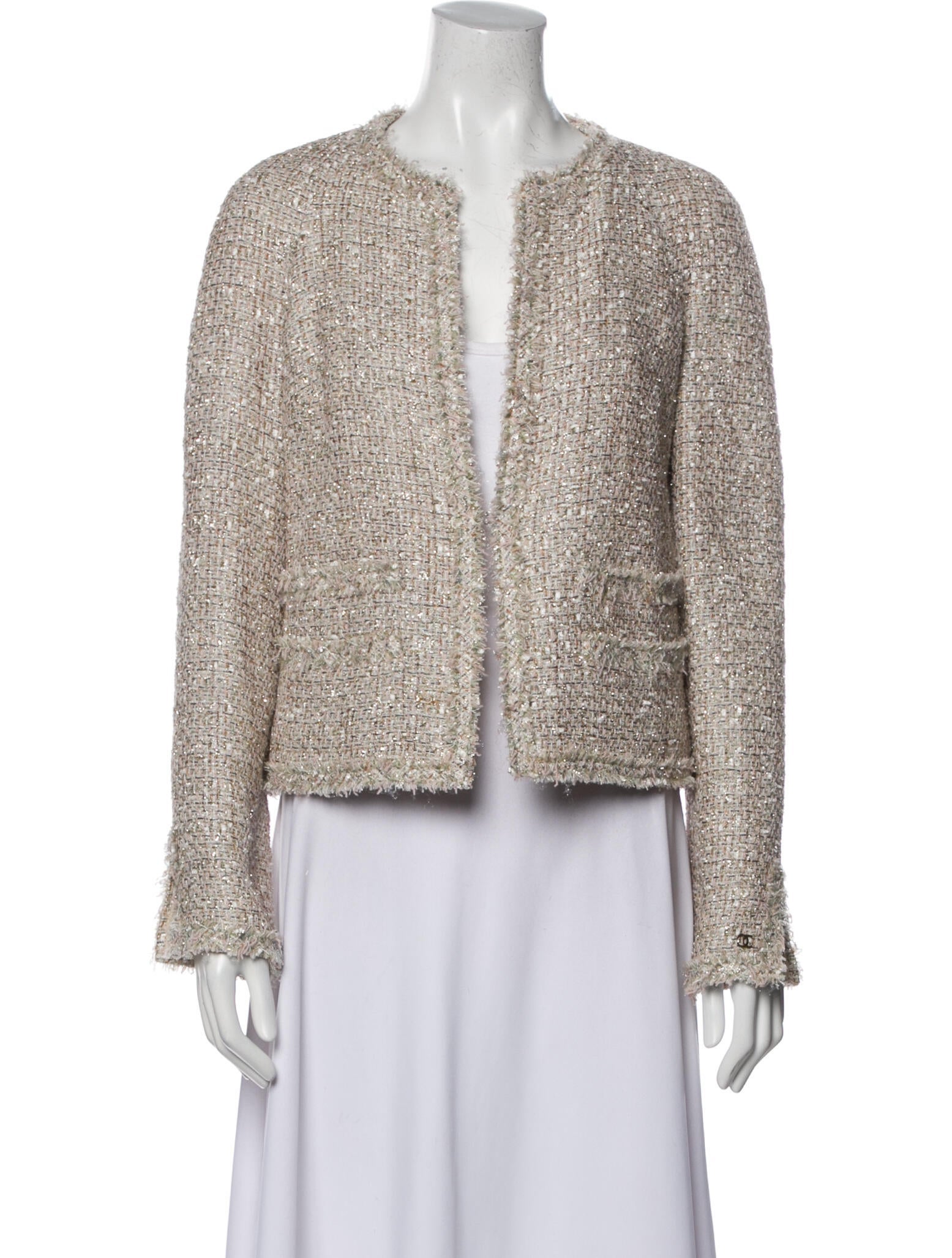Chanel Vintage 2005 Evening Jacket - Neutrals Jackets, Clothing ...