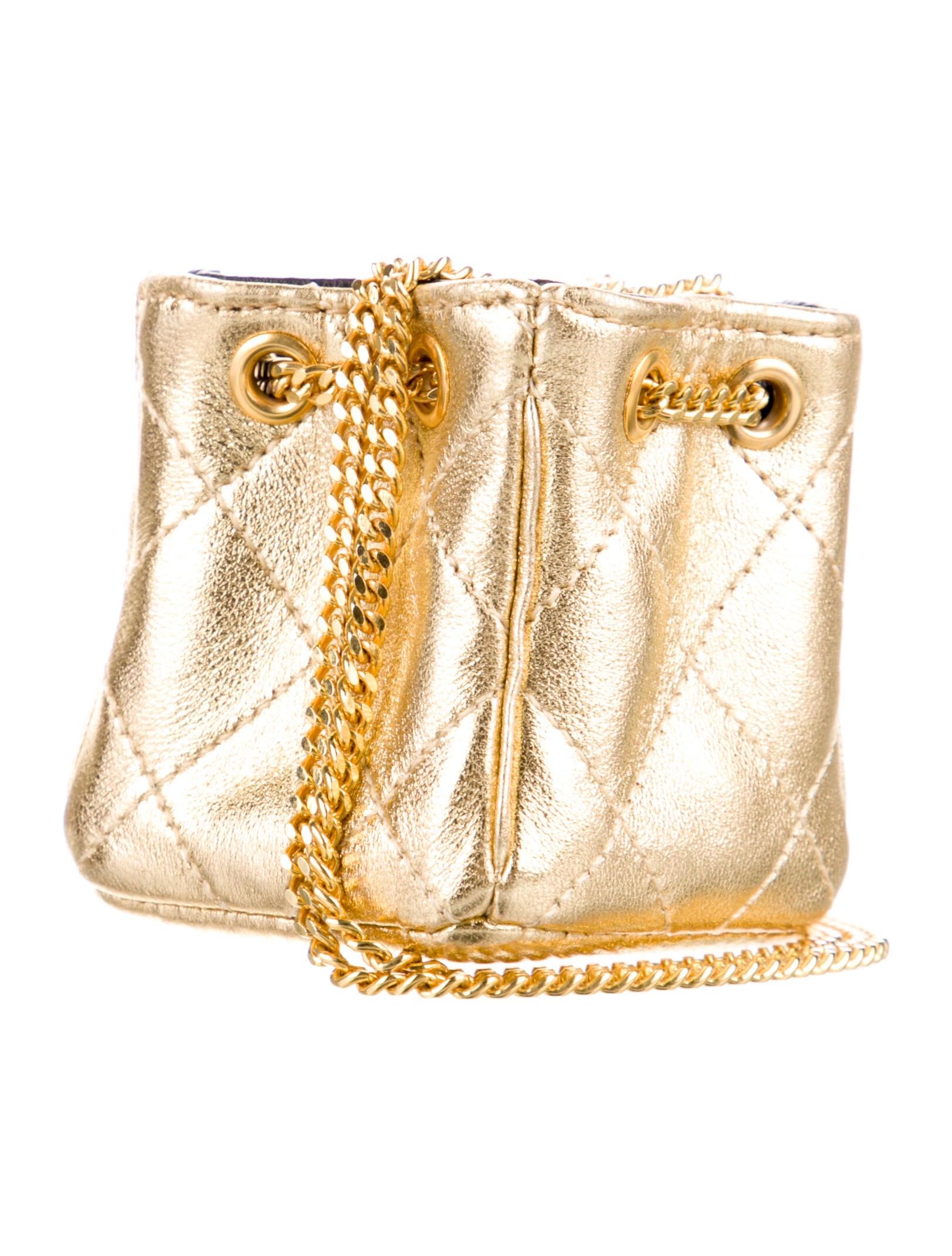 Chanel Rock and Chain Mini Flap Bag - Gold Mini Bags, Handbags ...