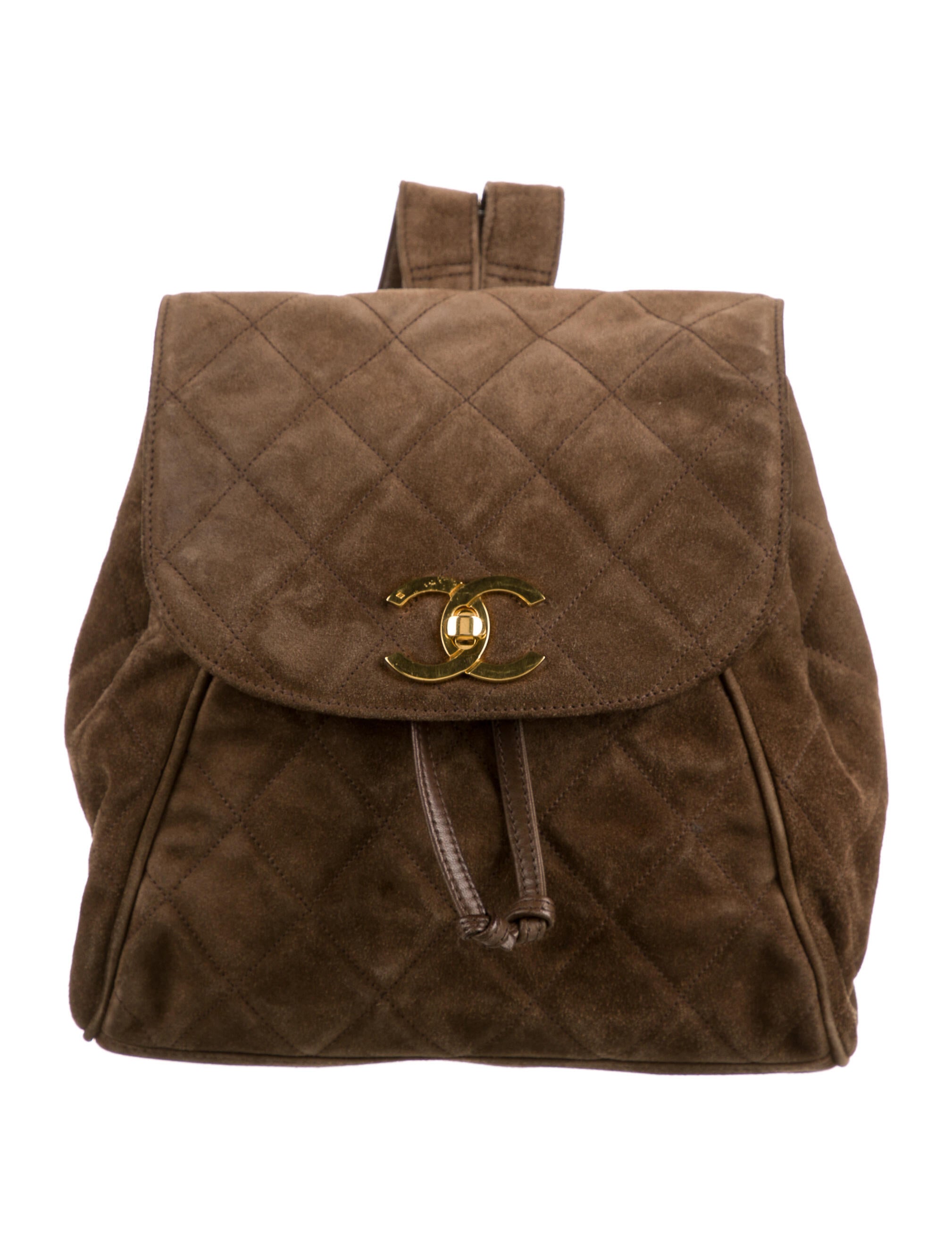 Chanel Quilted Leather Backpack - Brown Backpacks, Handbags - CHA144911 ...