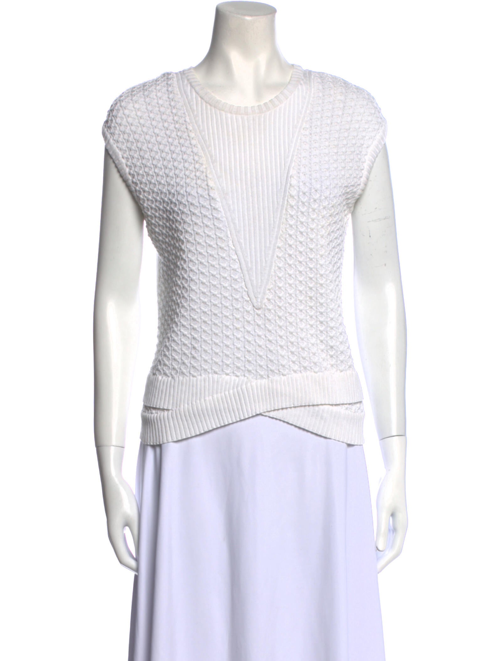 Chanel 2016 Wool Cashmere Sweater - White Knitwear, Clothing ...
