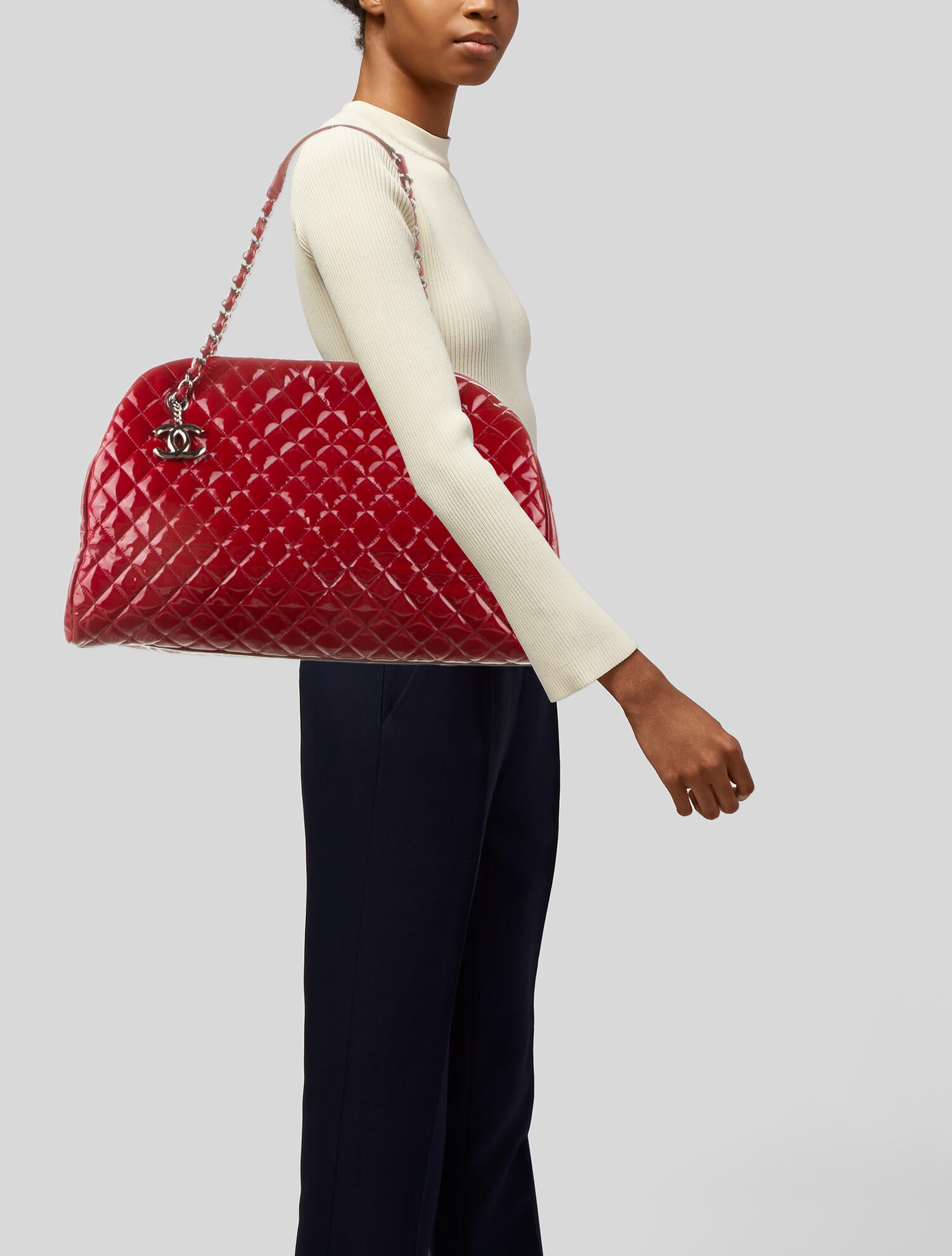 Chanel Maxi Just Mademoiselle Bowling Bag - Shoulder Bags, Handbags ...