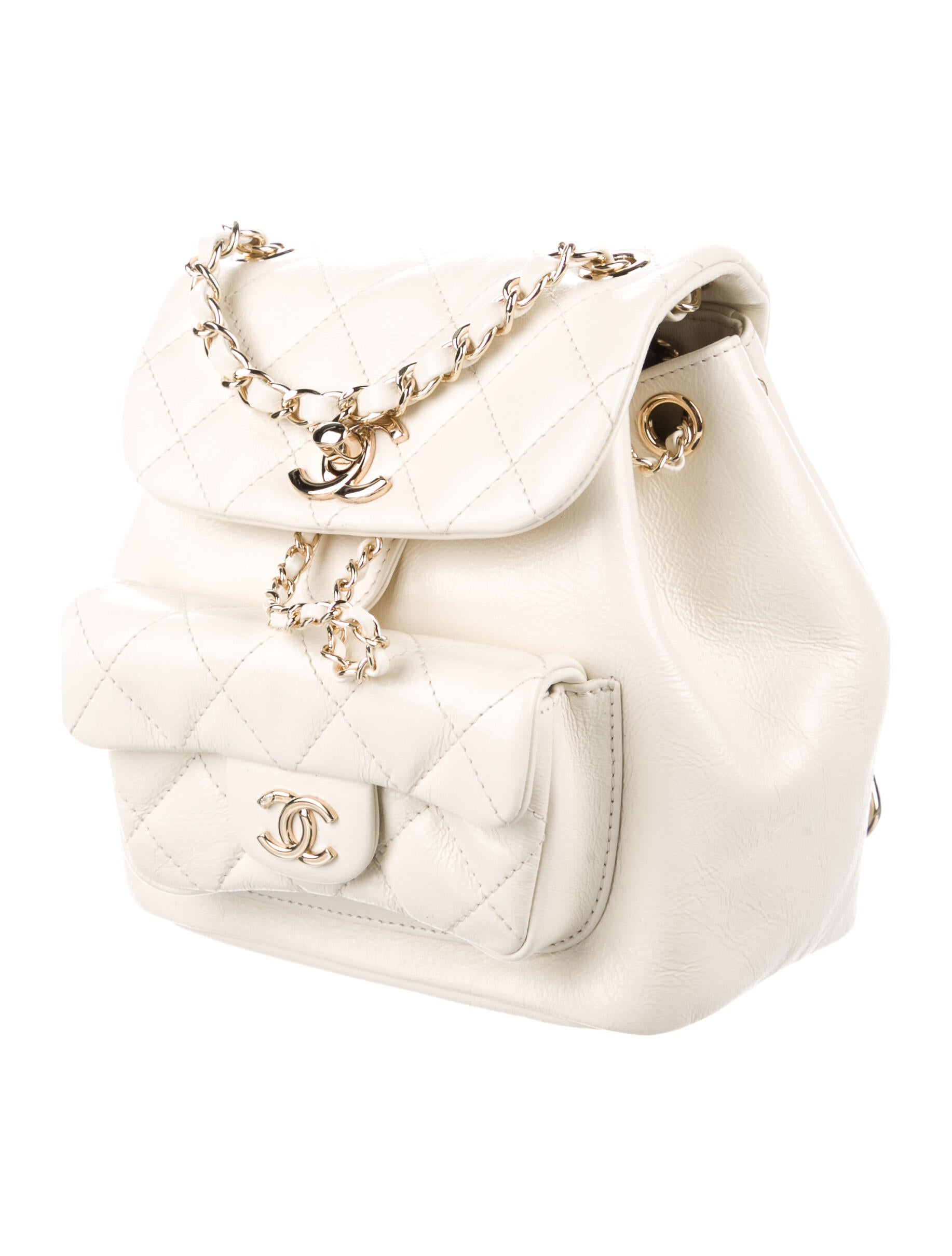 Chanel 2022 Small Duma Backpack - White Backpacks, Handbags - CHA761608 ...