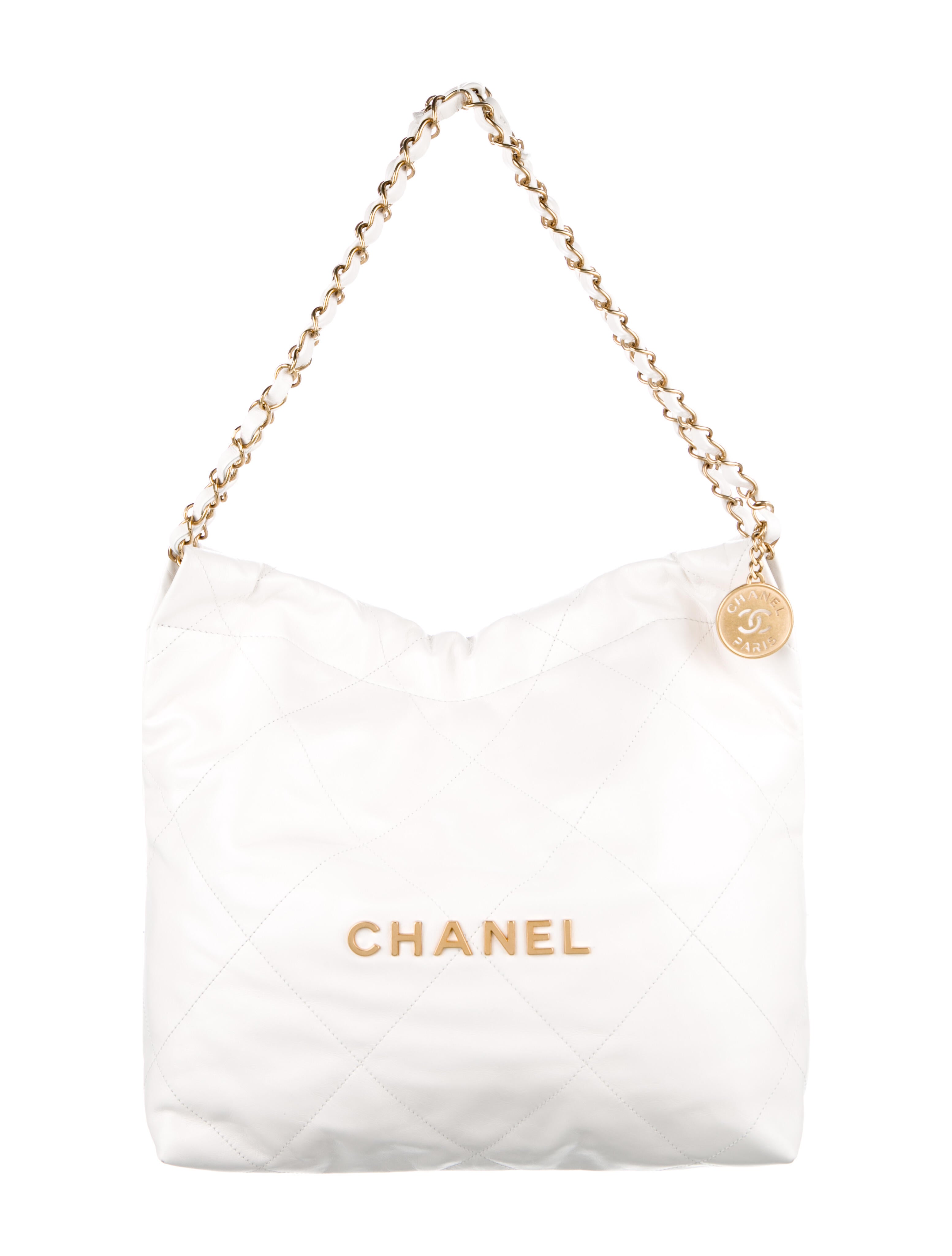 Chanel 2022 Small 22 Hobo - White Hobos, Handbags - CHA765716 | The ...