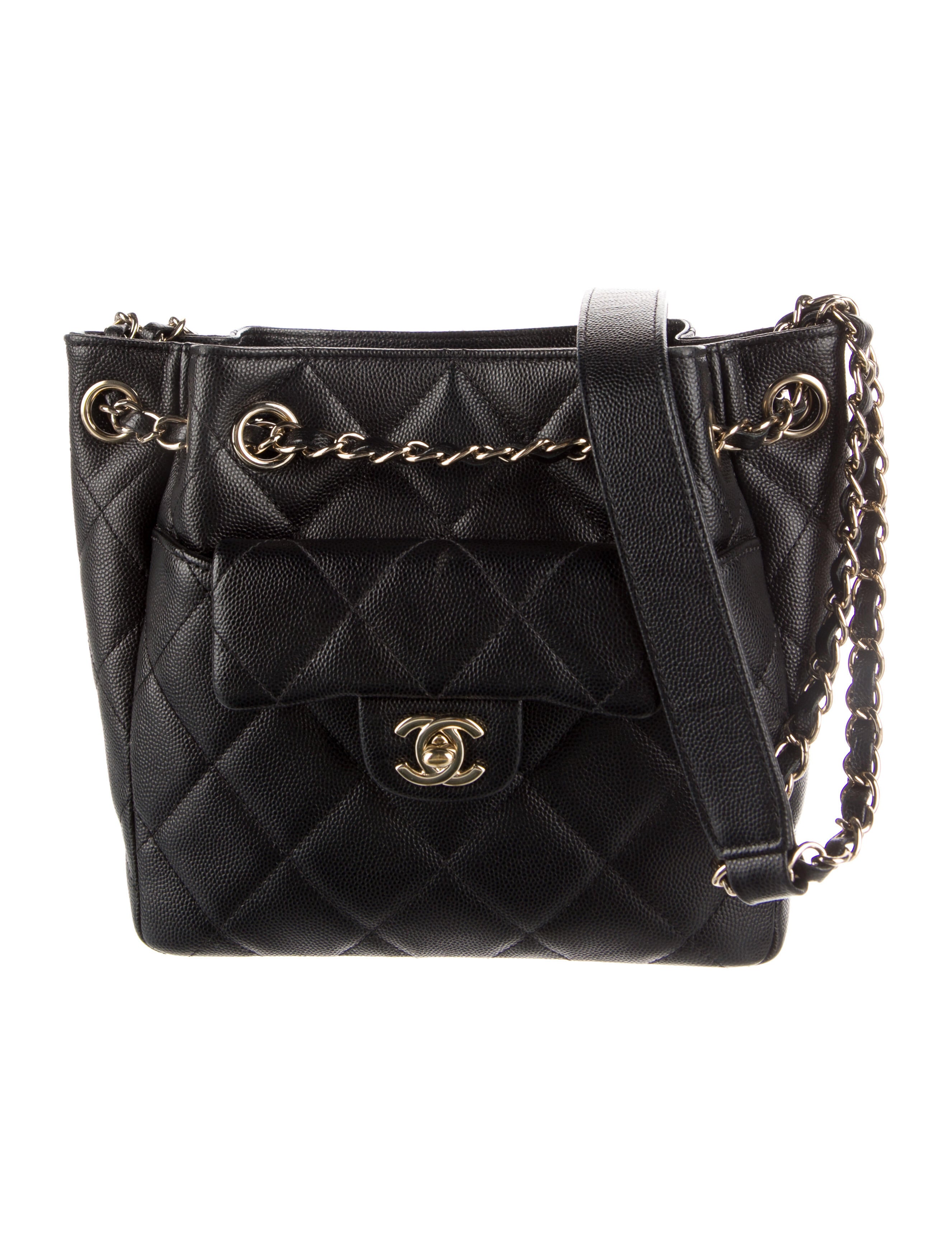 Chanel French Riviera Shoulder Bag - Black Shoulder Bags, Handbags ...