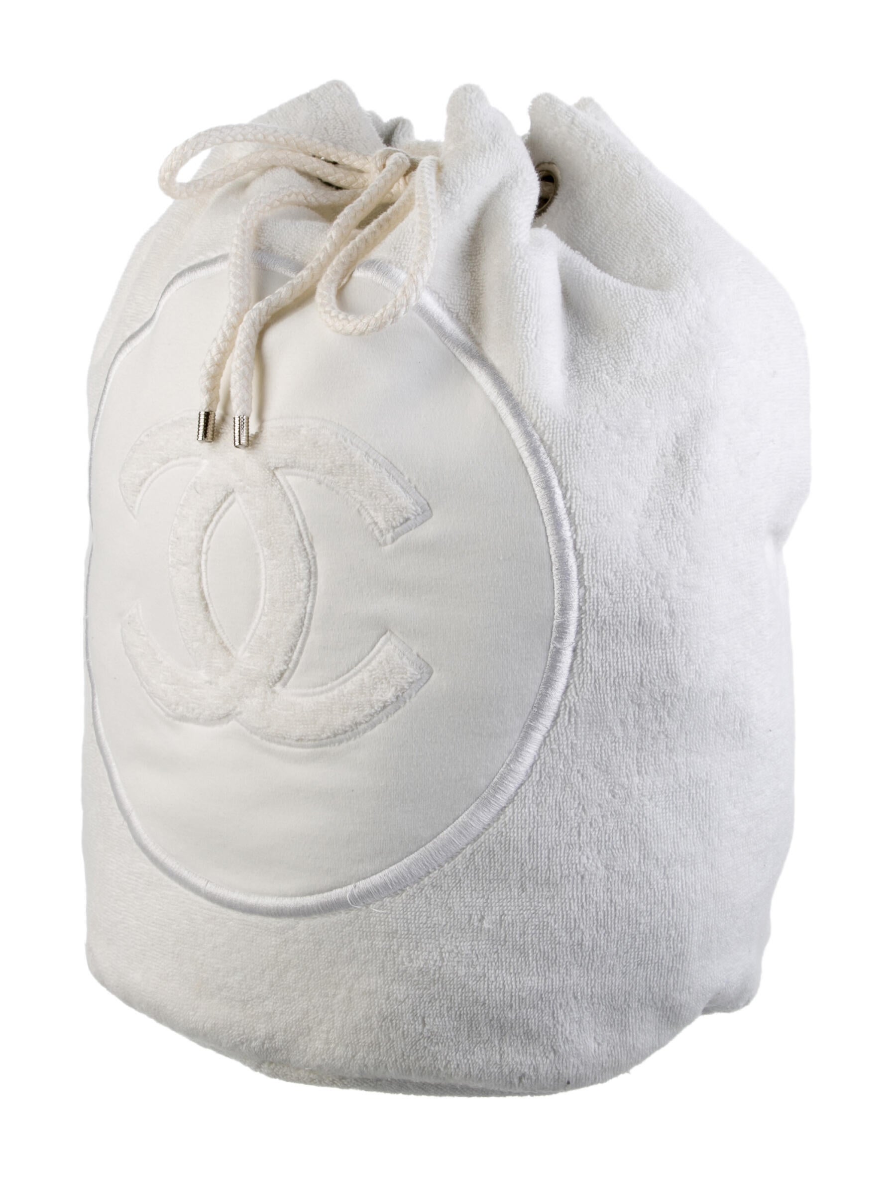 Chanel Sport Terry Sling Bag - White Backpacks, Handbags - CHA767361 ...