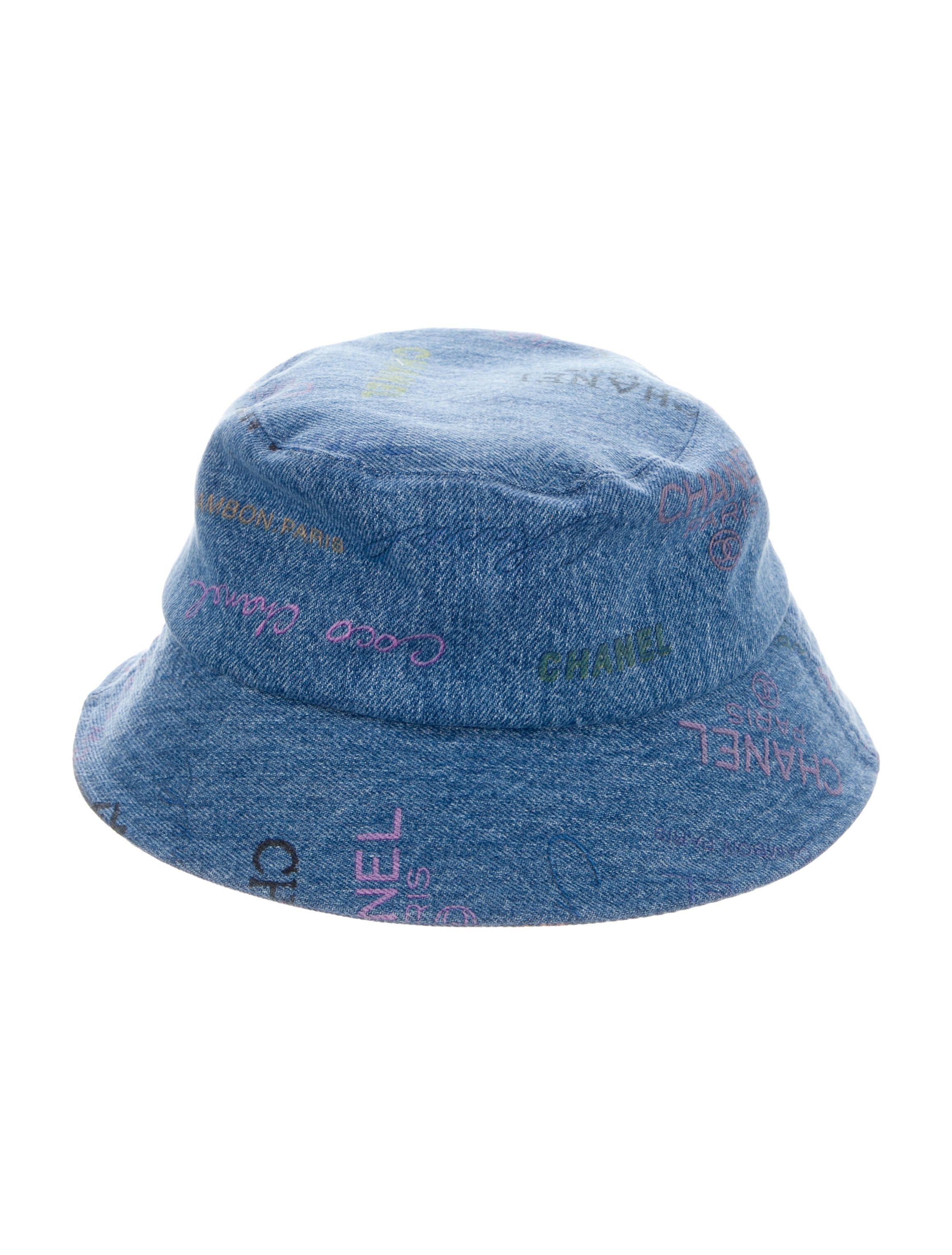 Chanel Wool Chain-Link Bucket Hat - Black Hats, Accessories - CHA727558 ...