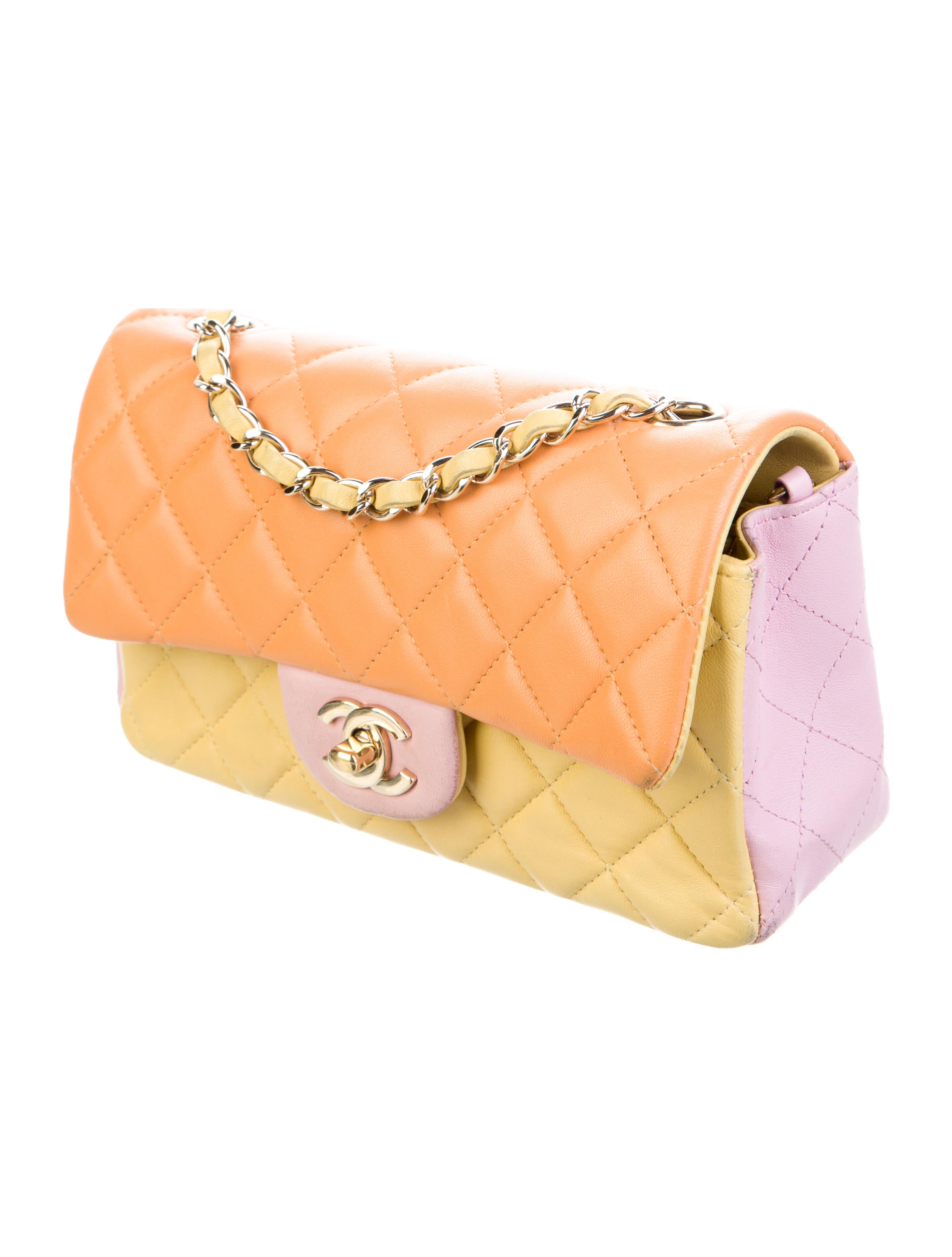 Chanel Colorblock Cuba Rectangular Mini Classic Single Flap Bag ...
