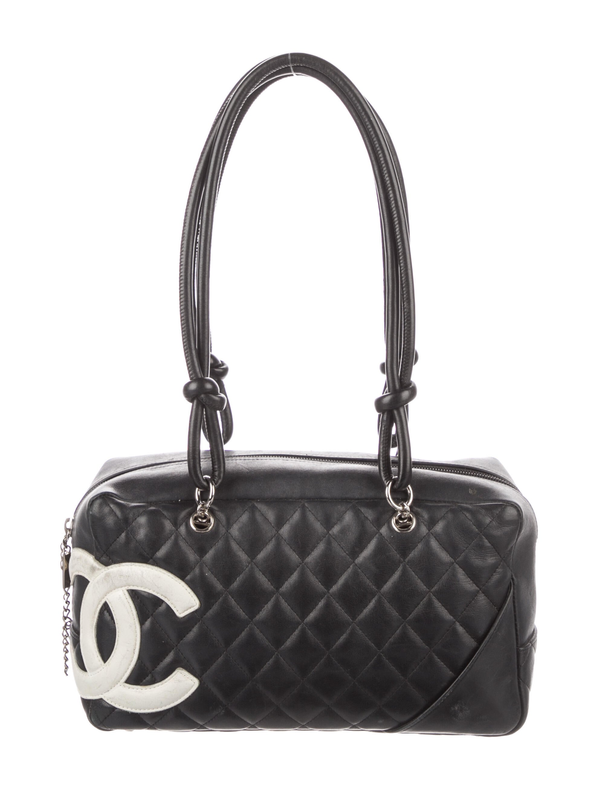 Chanel Medium Ligne Cambon Bowling Bag - Black Shoulder Bags, Handbags ...