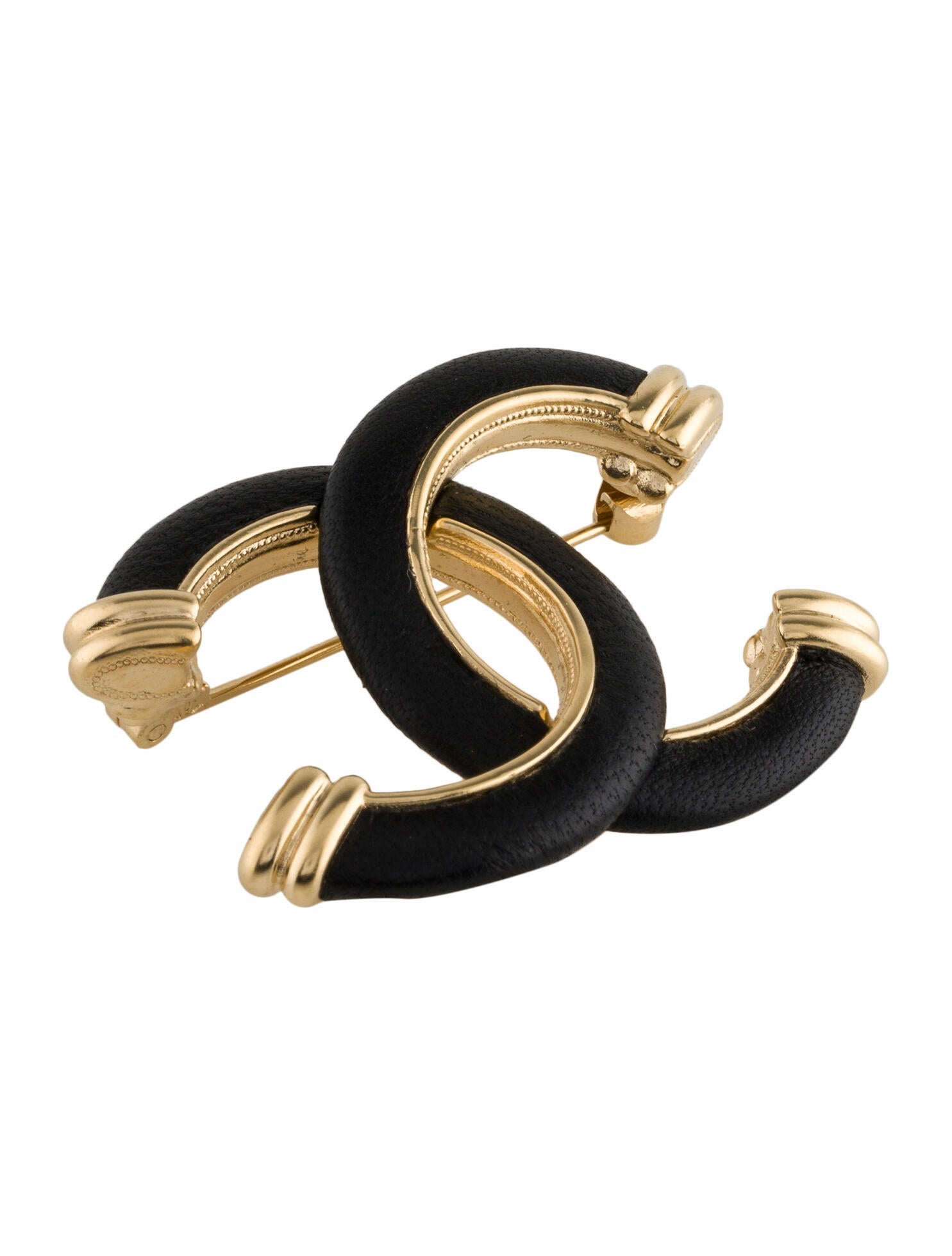 Chanel CC Charm Brooch - Black - CHA51301 | The RealReal