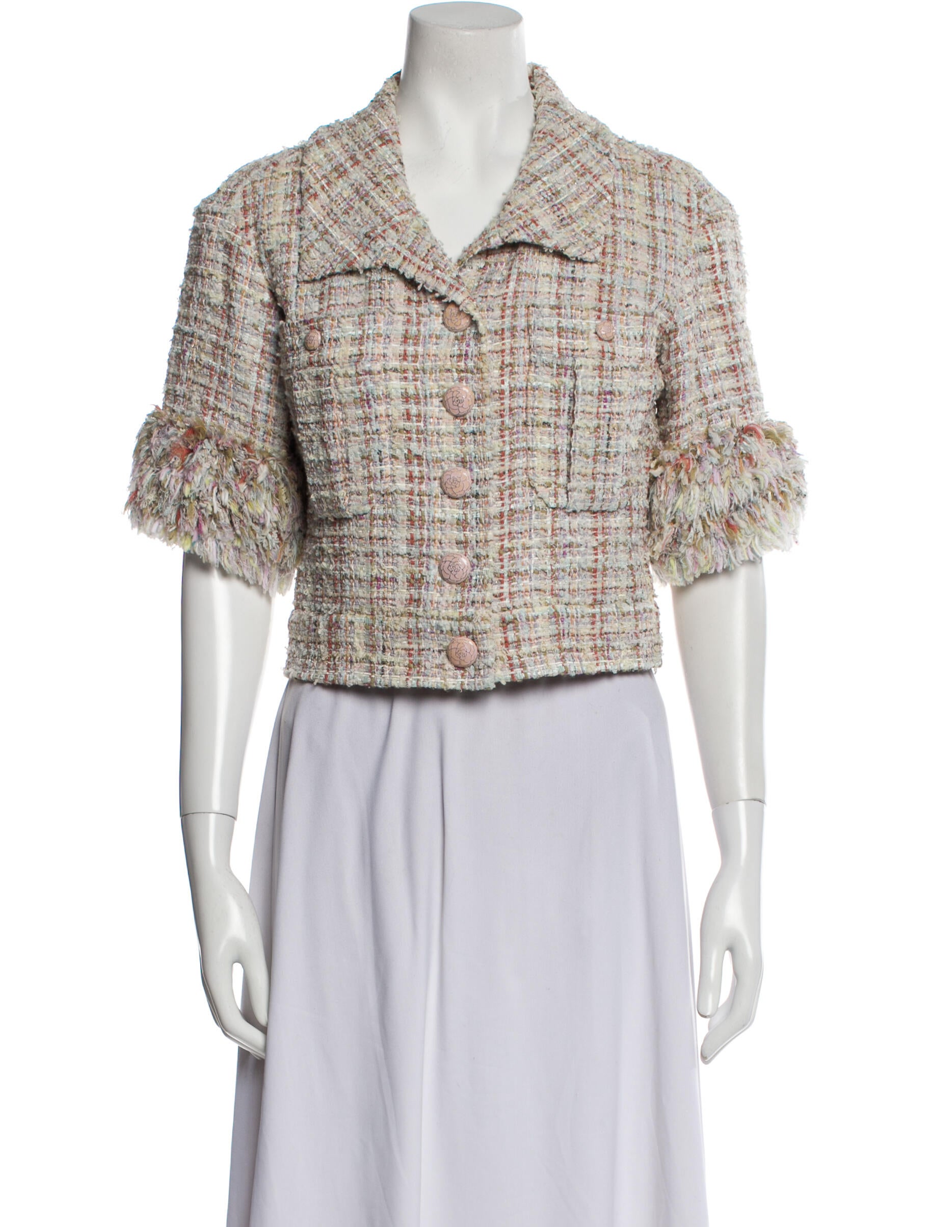 Chanel 2020 Tweed Jacket w/ Tags - Green Jackets, Clothing - CHA451468 ...