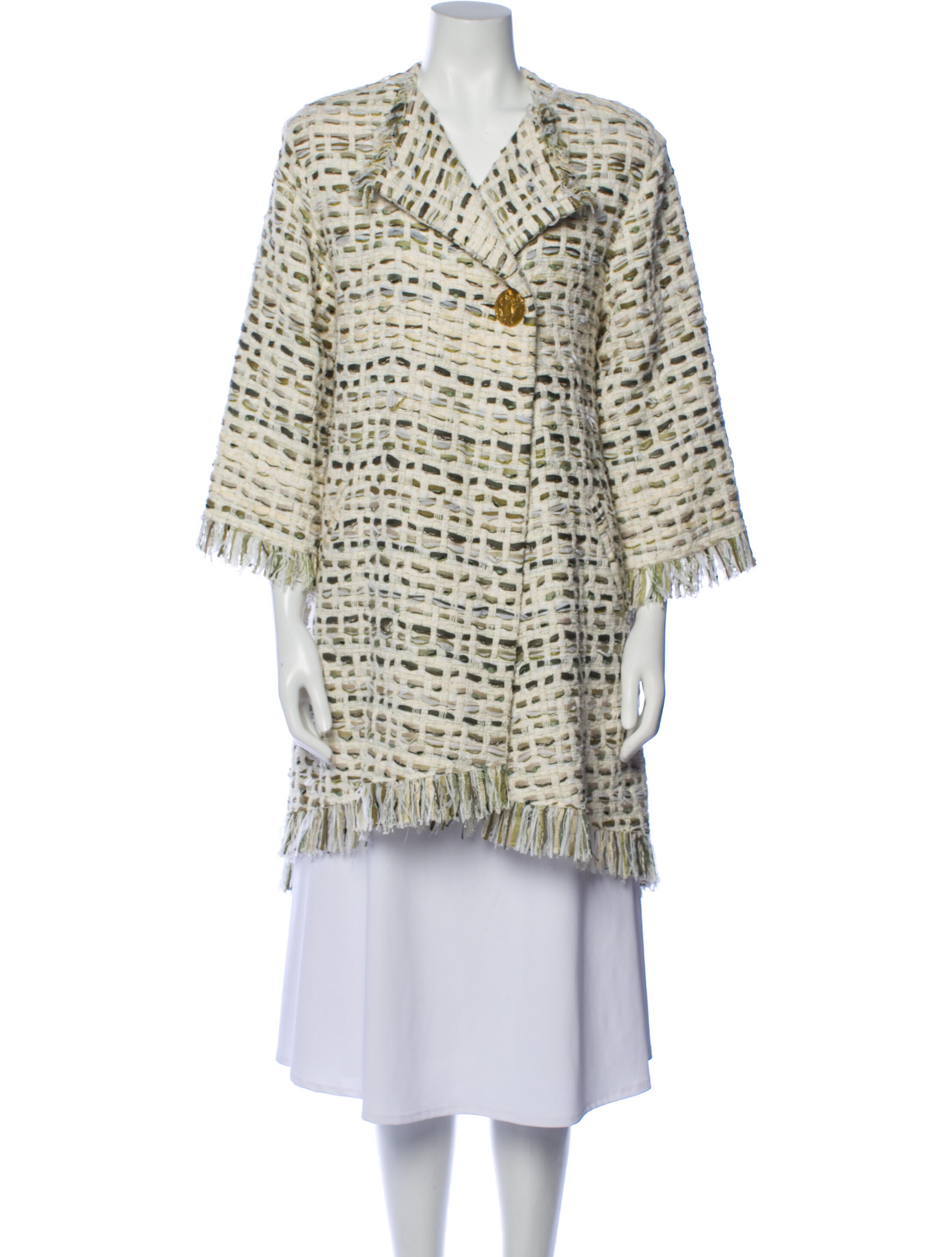 Chanel Cruise 2016 Vinyl Coat w/ Tags - Neutrals Coats, Clothing ...