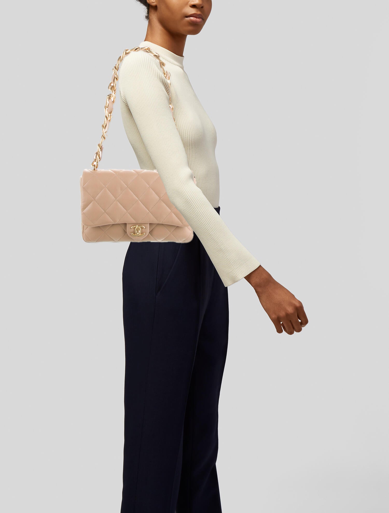 Chanel Large Funky Town Flap Bag - Neutrals Shoulder Bags, Handbags ...