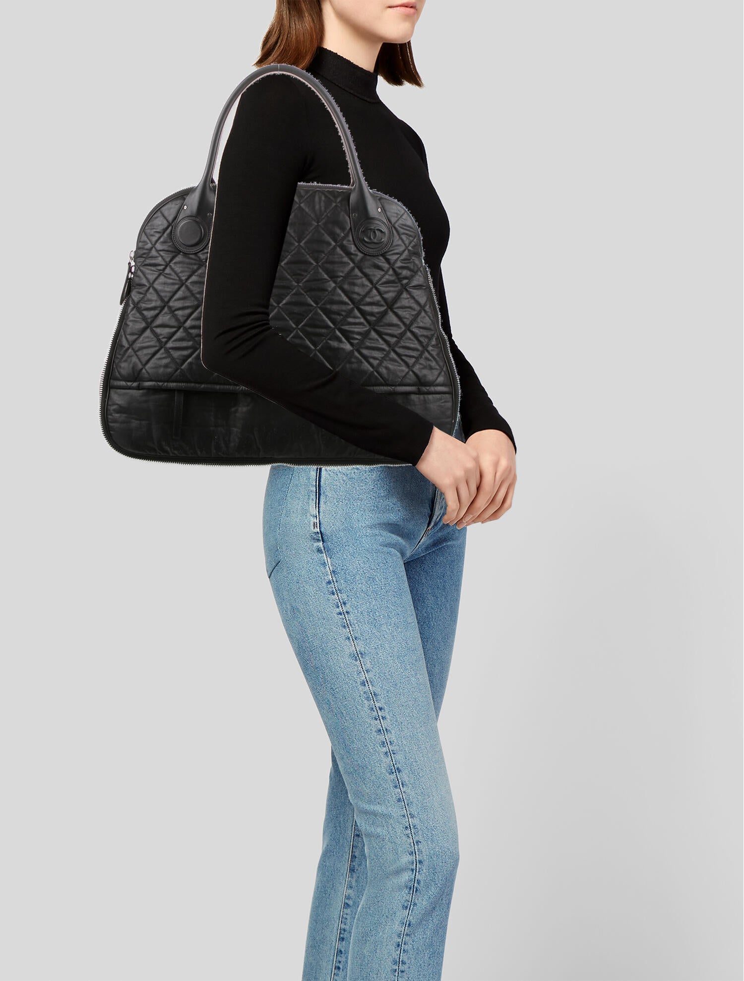 Chanel Coco Cocoon Expandable Travel Tote - Black Totes, Handbags ...