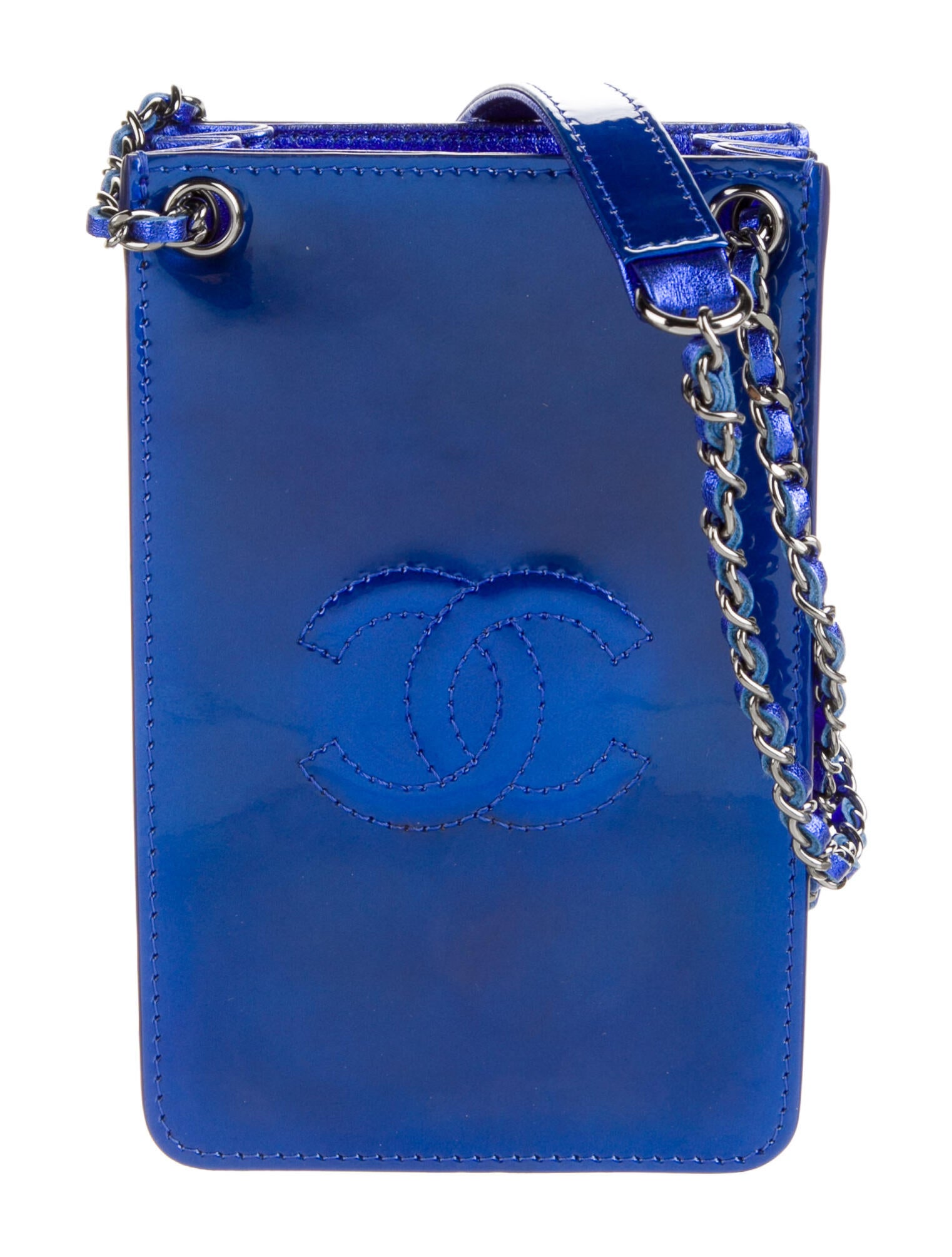 Chanel Vintage Metallic Crossbody Bag - Blue Crossbody Bags, Handbags ...
