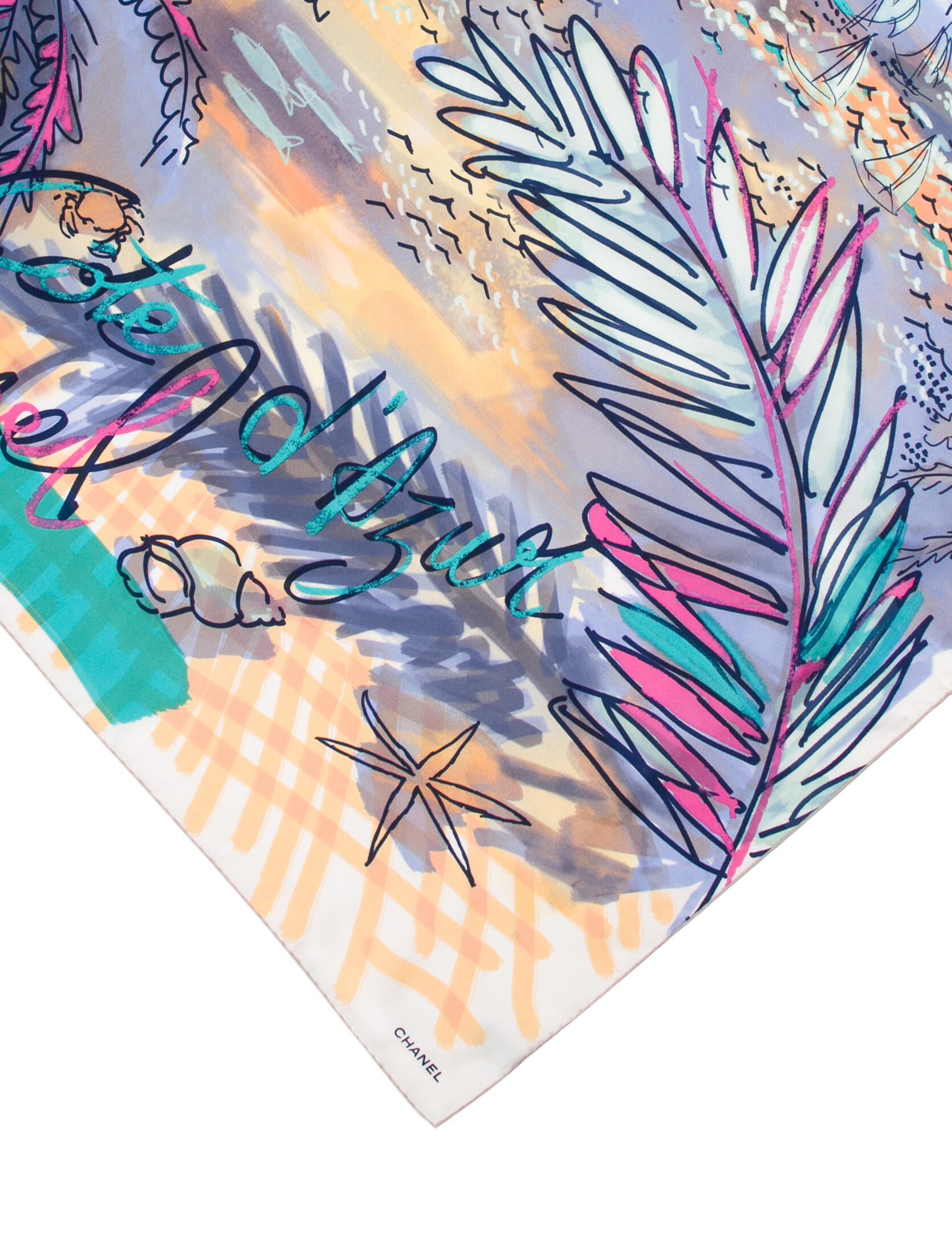 Chanel Scarf - Blue Scarves and Shawls, Accessories - CHA26521 | The ...