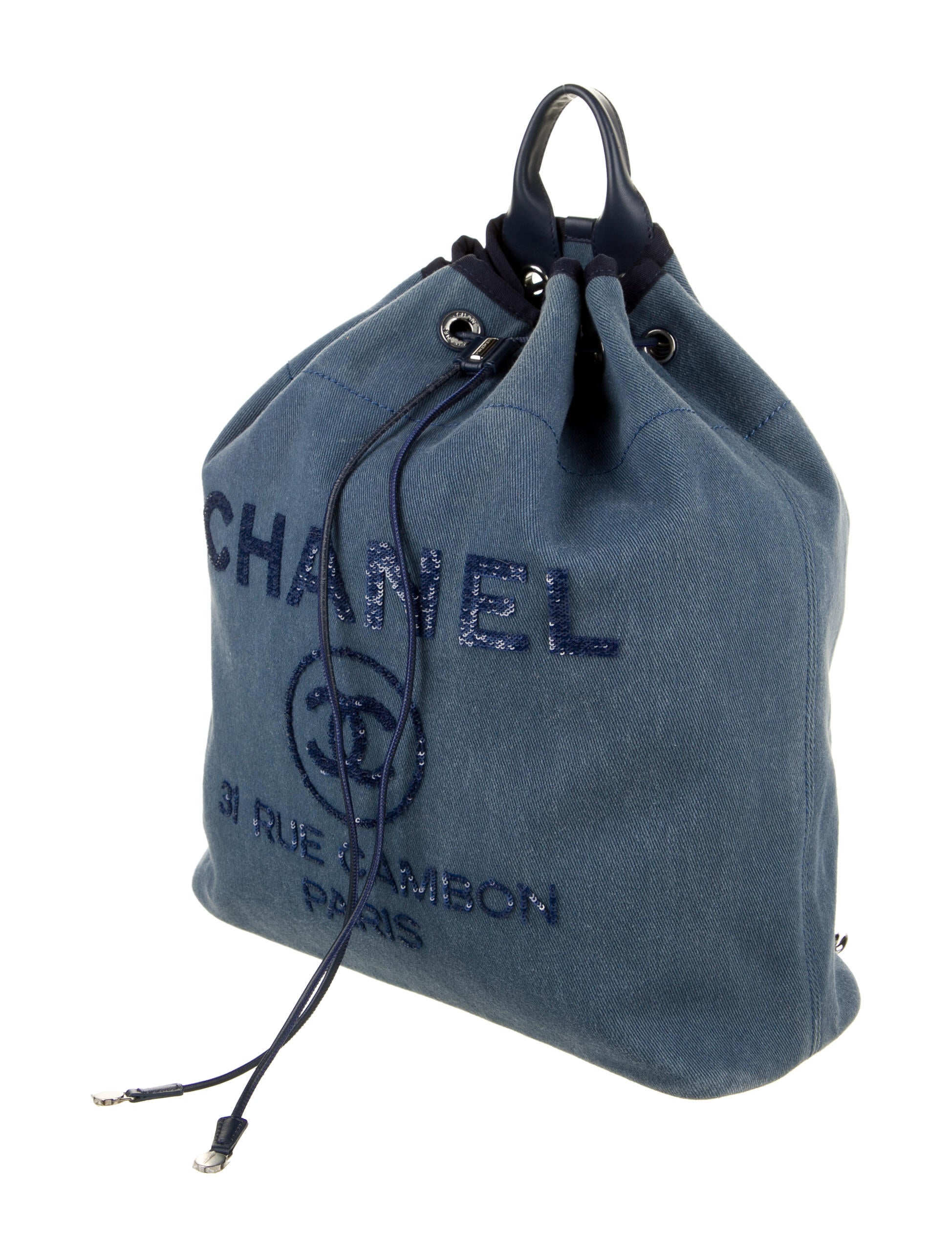 Chanel Spring 2016 Quilted Urban Spirit Backpack w/ Tags - Blue ...