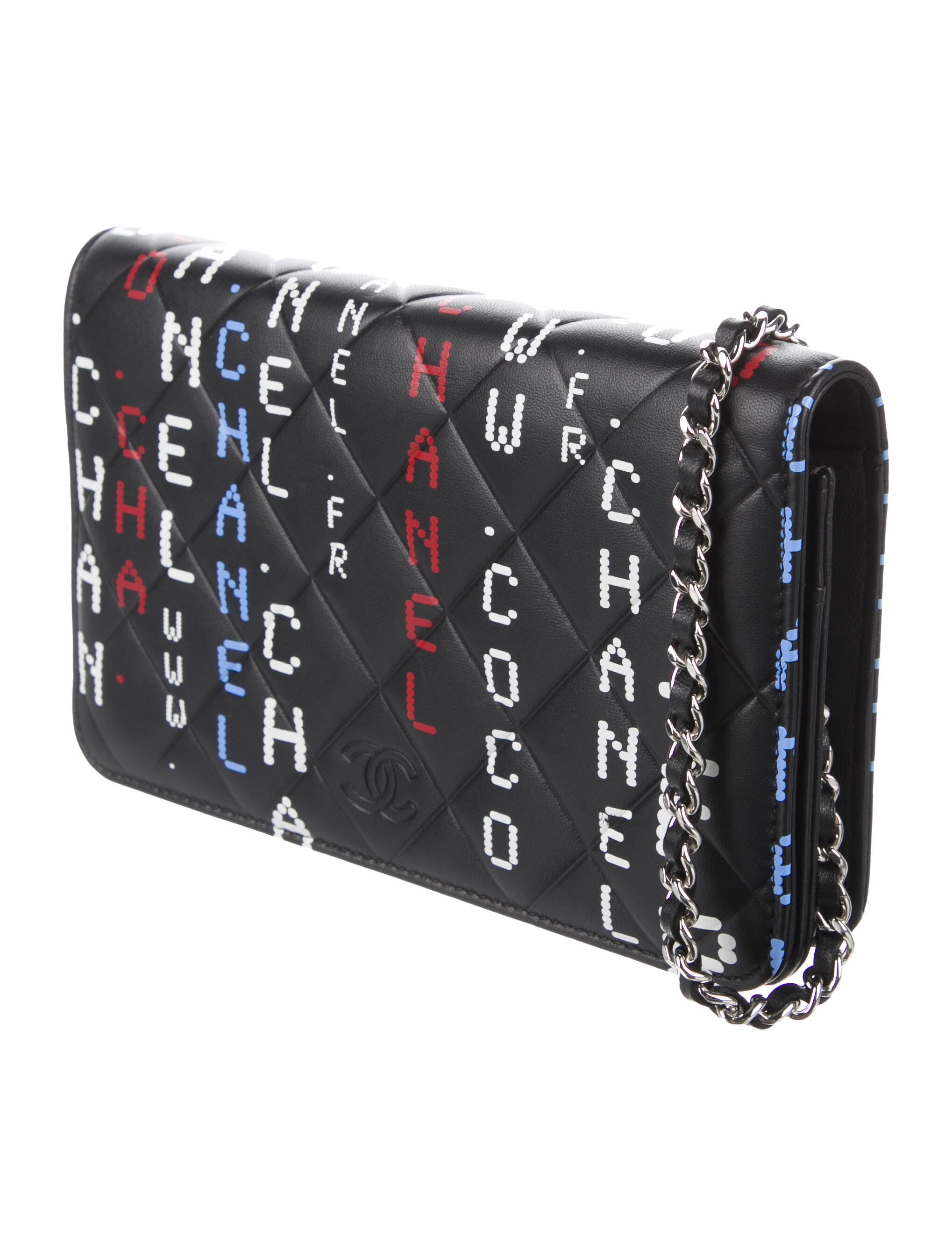 Chanel Data Center Wallet On Chain - Black Crossbody Bags, Handbags ...