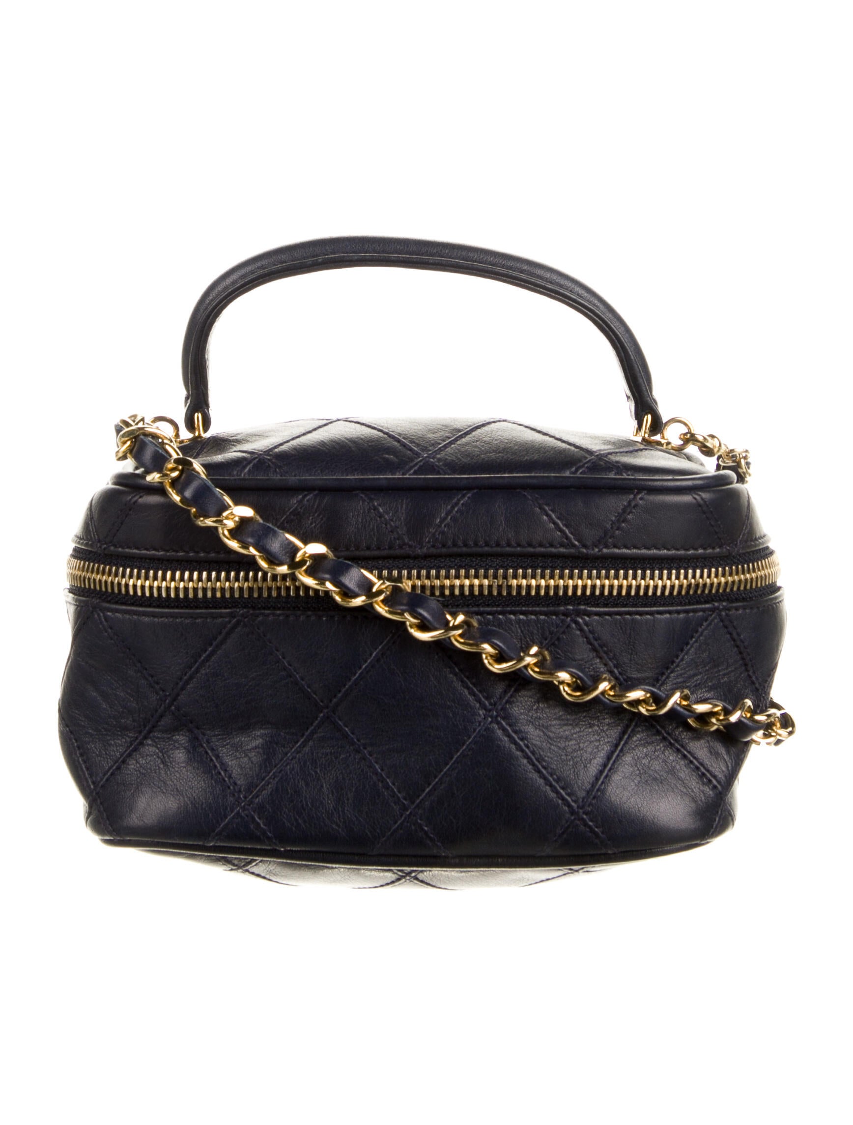 Chanel Vintage Micro Flap Bag - Blue Mini Bags, Handbags - CHA319161 ...