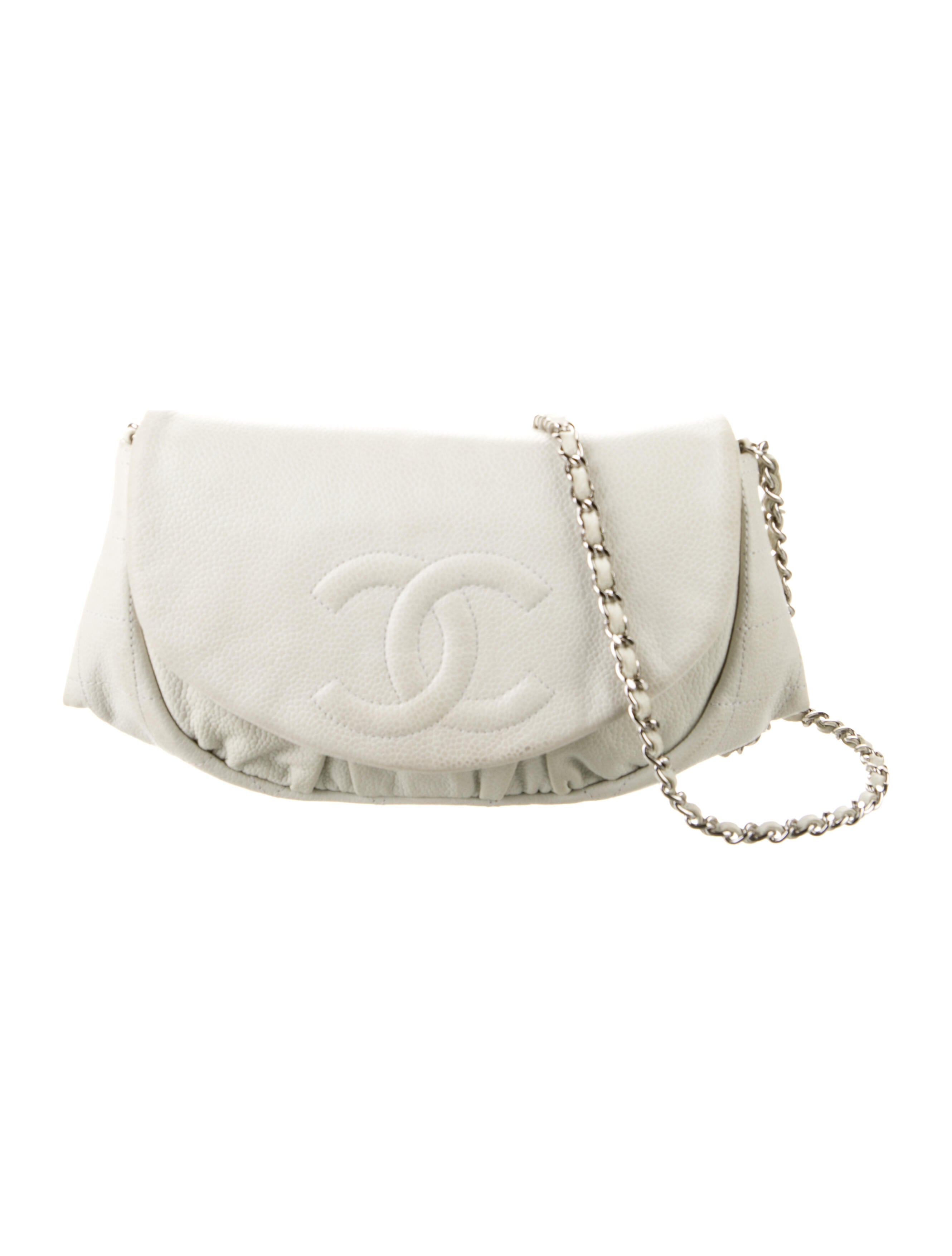 Chanel Wallet On Chain - White Crossbody Bags, Handbags - CHA81177 ...