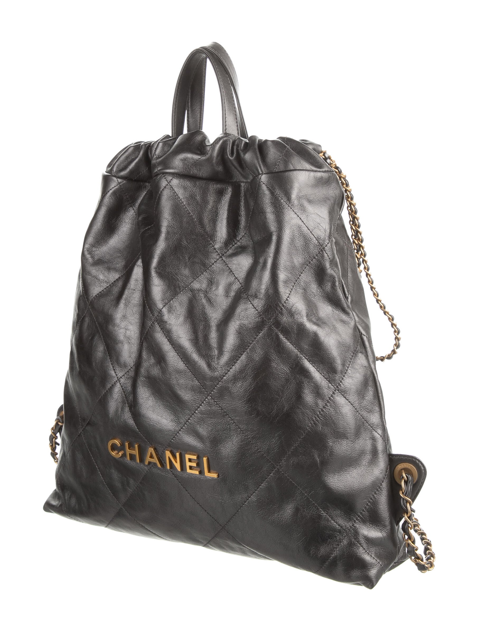 Chanel 2022 Quilted 22 Backpack - Grey Backpacks, Handbags - CHA803955 ...