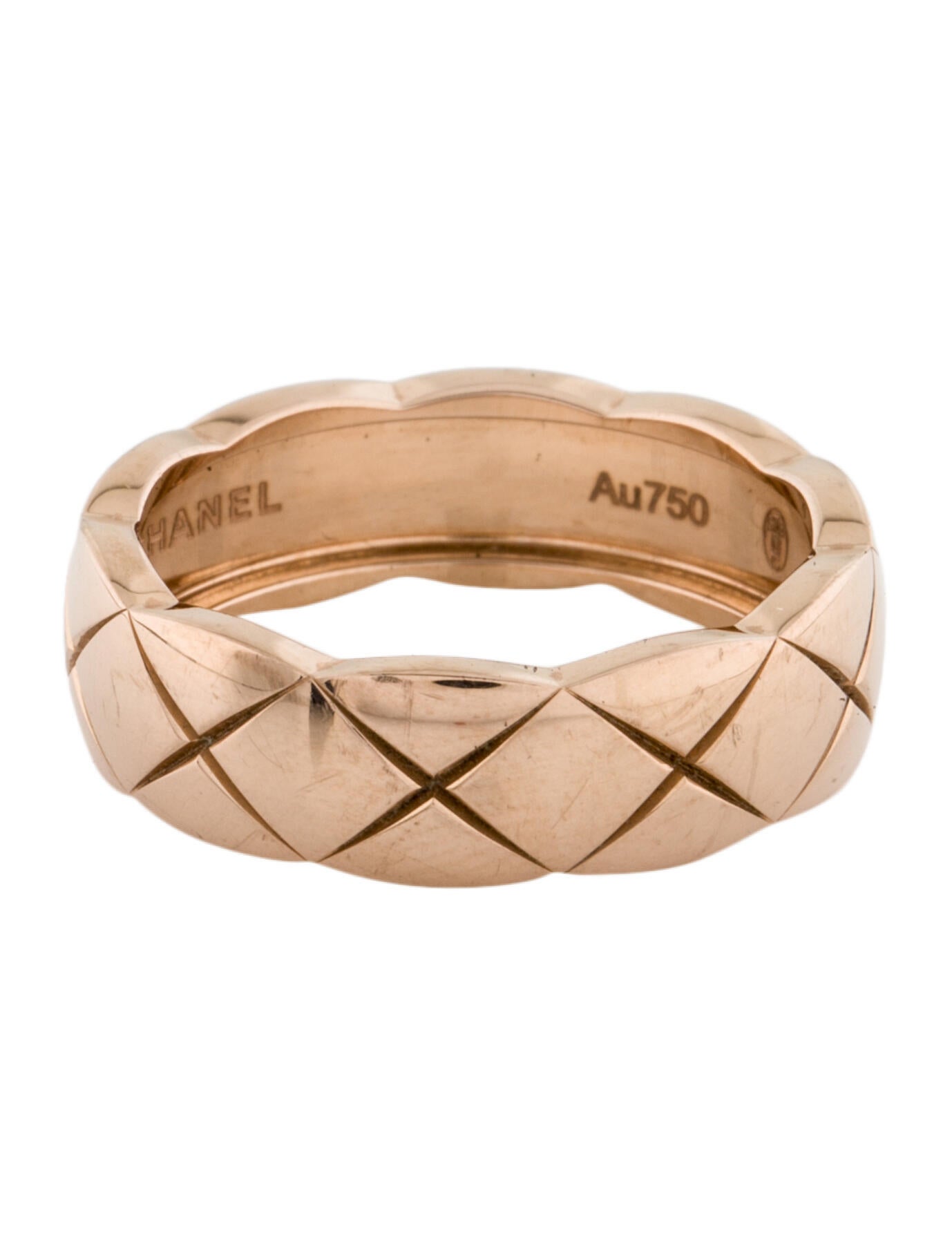 Chanel 18K Coco Crush Ring - 18K Rose Gold Band, Rings - CHA805361 | The RealReal