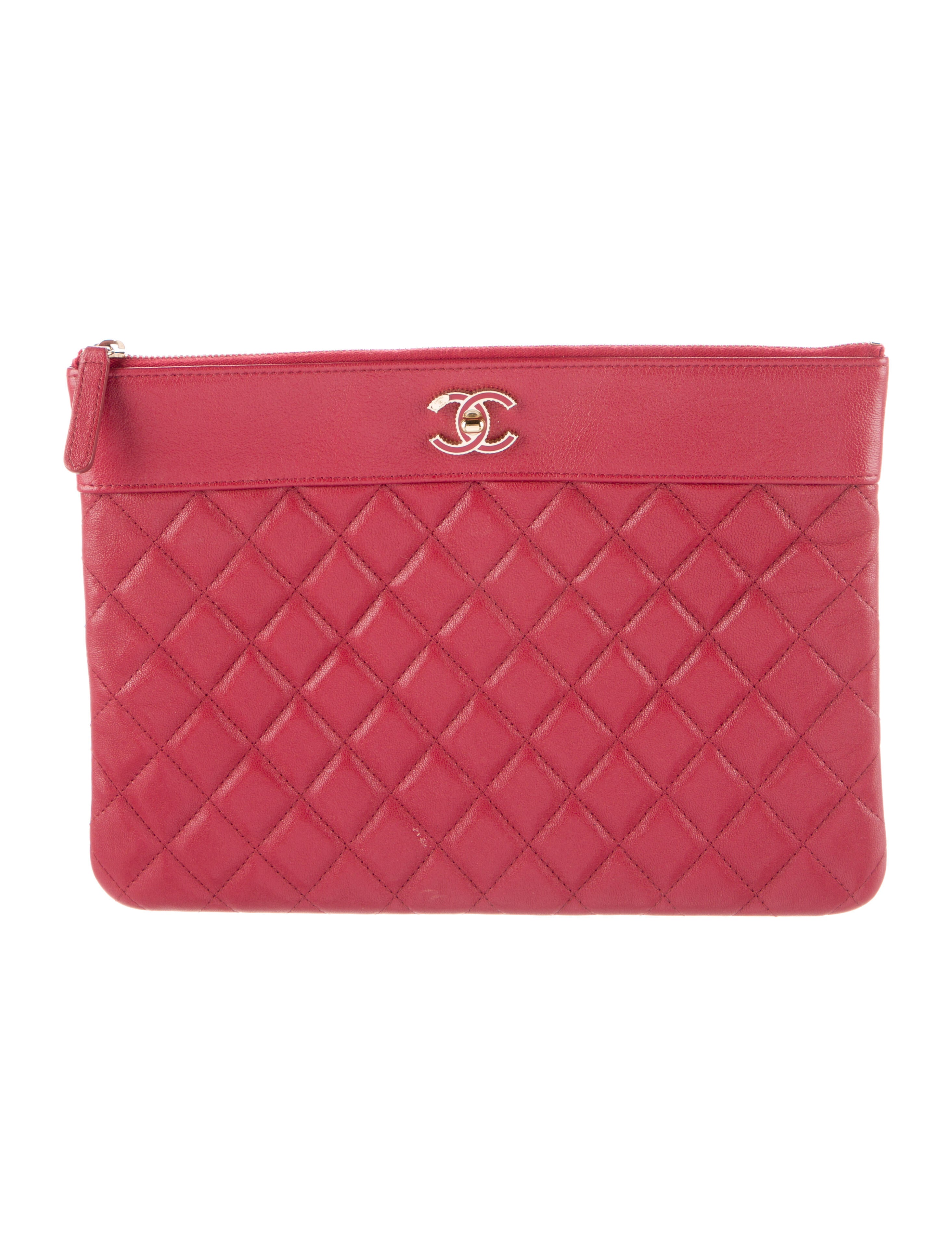 Chanel Timeless Clutch - Red Clutches, Handbags - CHA98150 | The RealReal