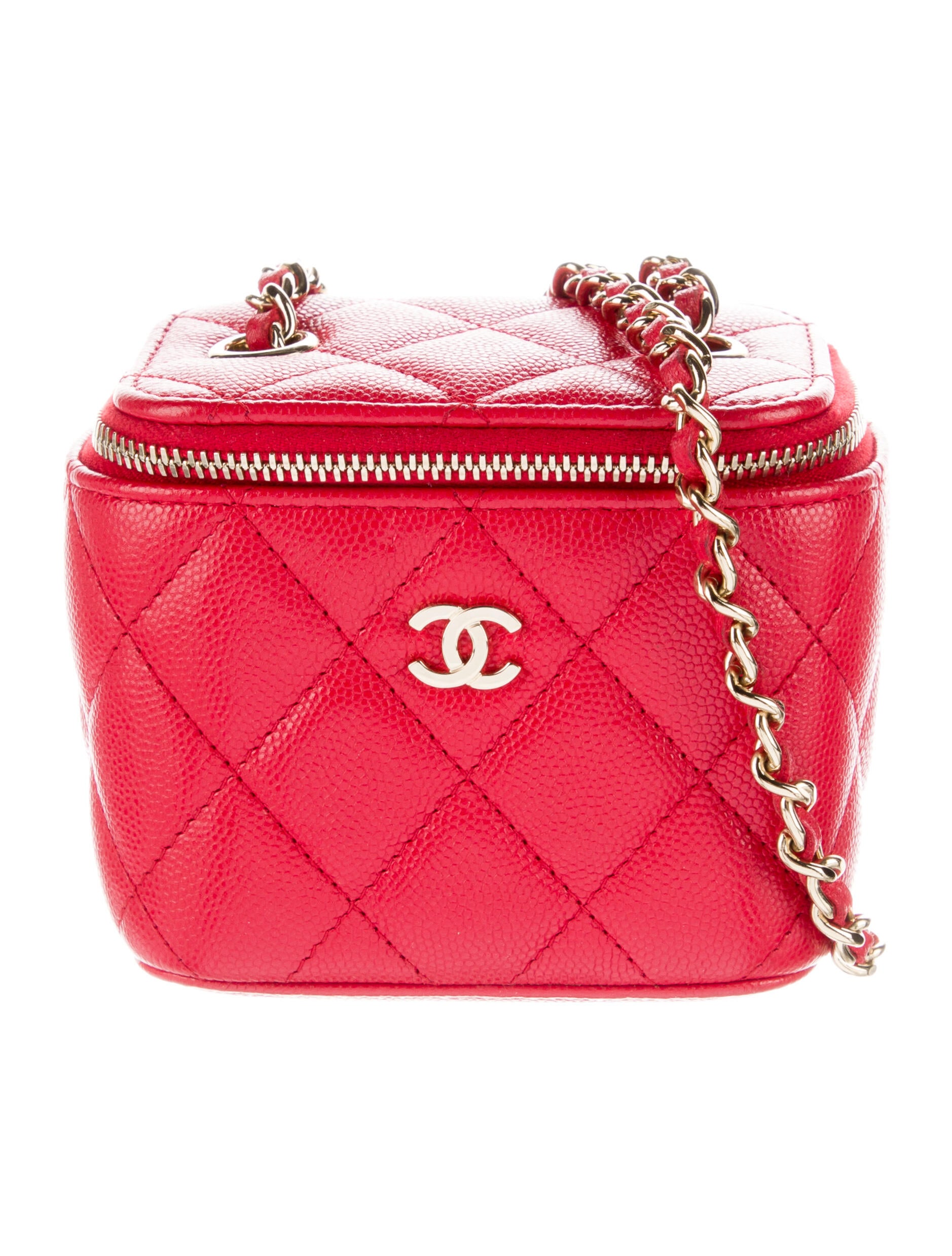 Chanel Classic Mini Rectangular Flap Bag - Red Mini Bags, Handbags ...