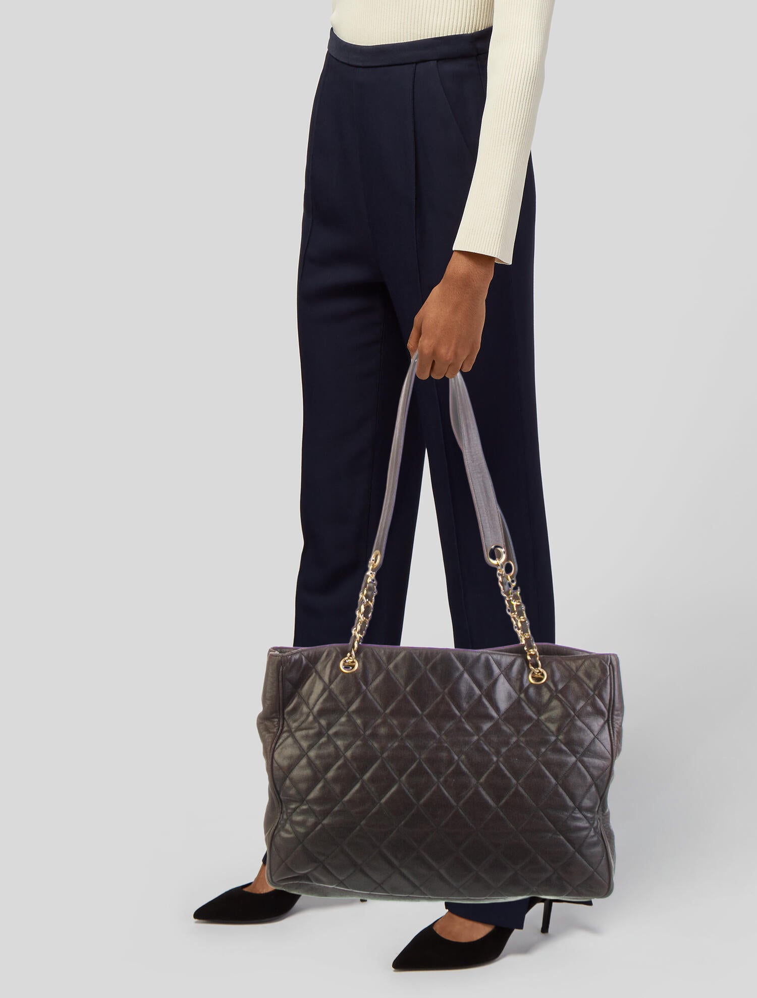 Chanel Vintage Quilted Lambskin Tote - Totes, Handbags | The RealReal