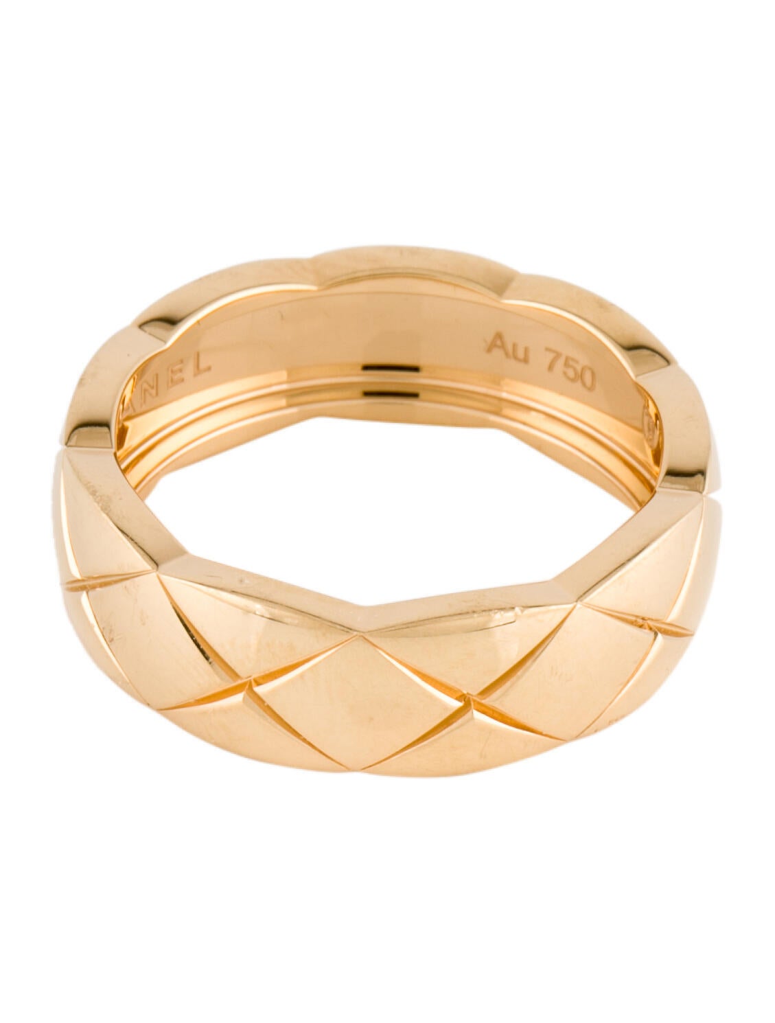 Chanel 18K Coco Crush Ring - 18K Yellow Gold Band, Rings - CHA824019 | The RealReal