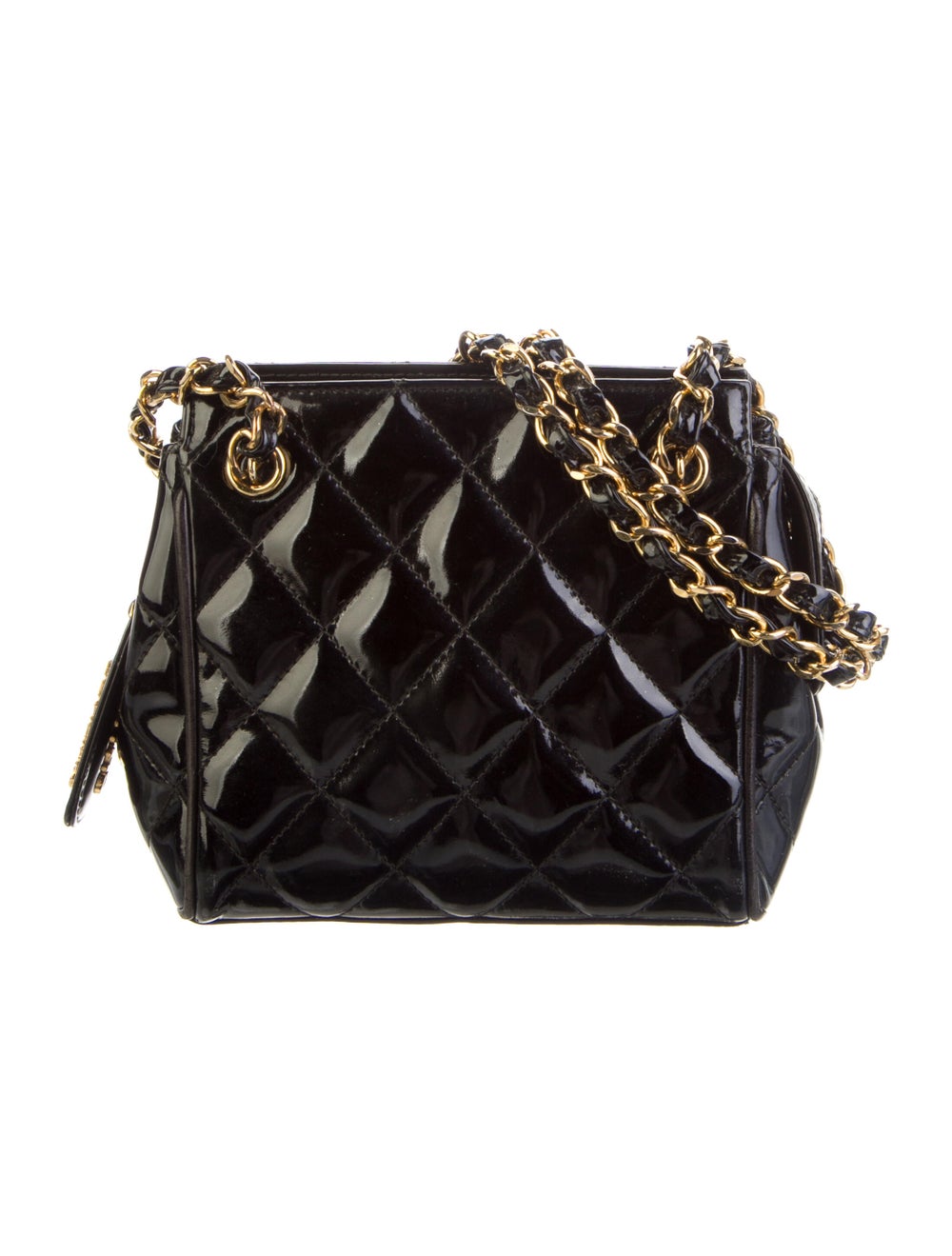 Chanel Vintage Quilted Mini Tote - Black Mini Bags, Handbags ...